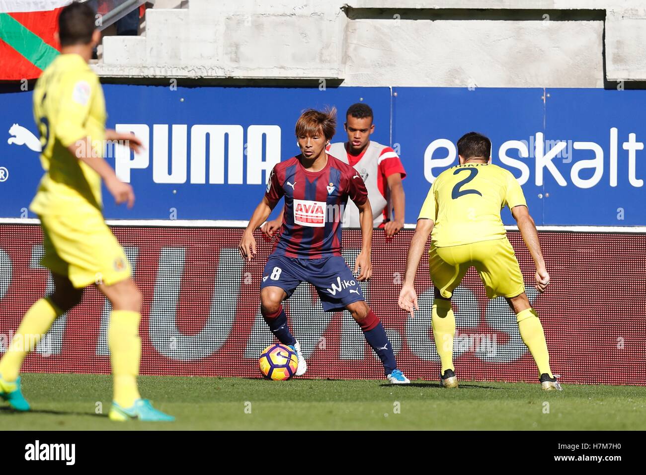 Eibar, Spain. 30th Oct, 2016. Takashi Inui (Eibar) Football/Soccer ...