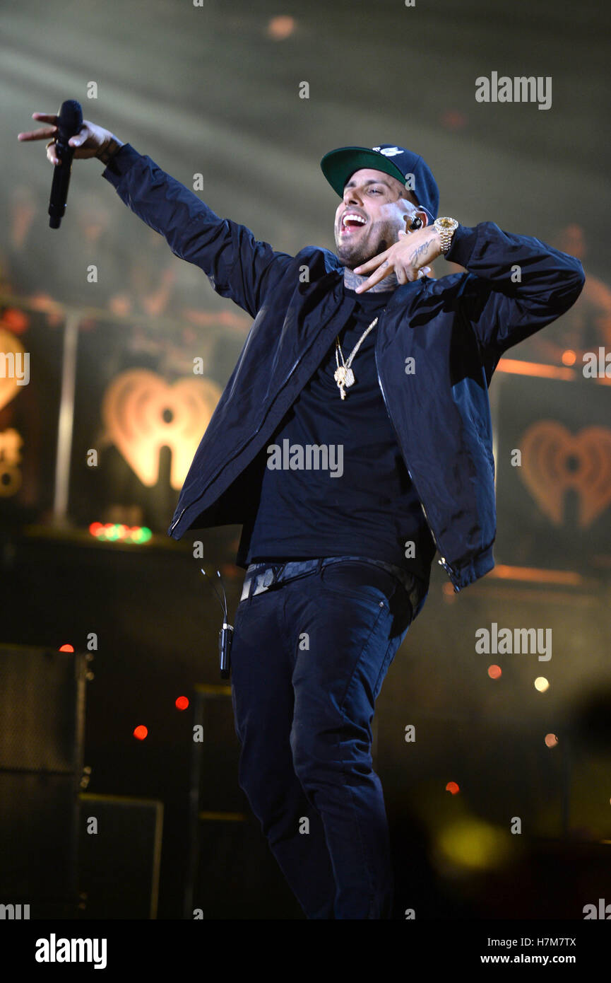 Miami, FL, USA. 5th Nov, 2016. Nicky Jam at iHeartRadio Fiesta Latina ...