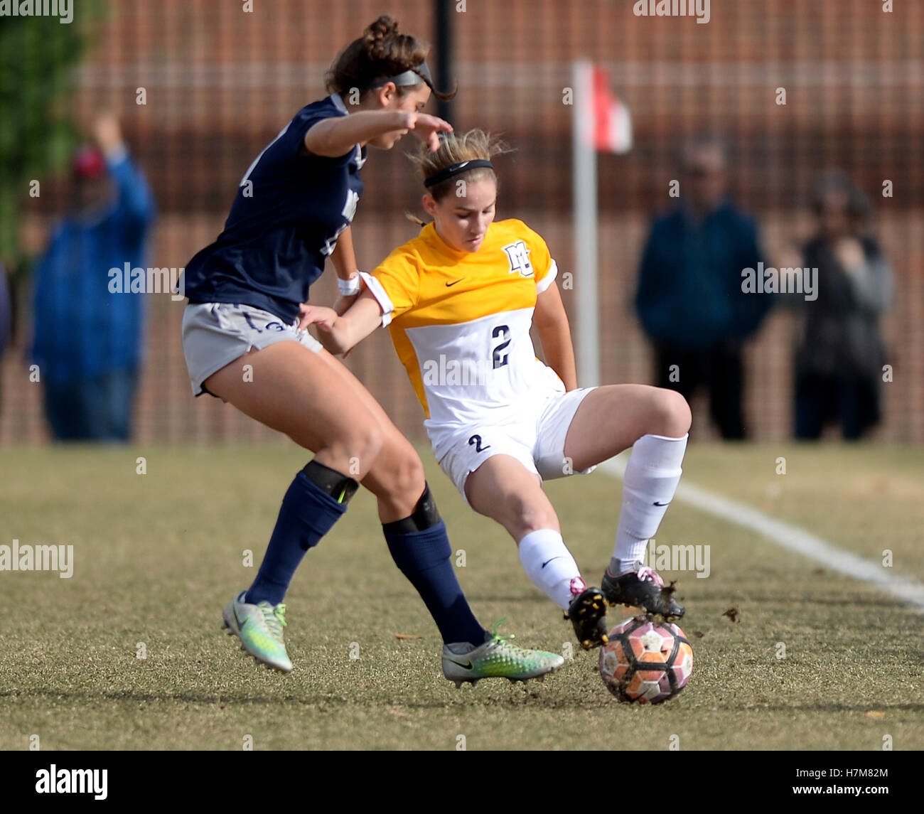 Washington, DC, USA. 6th Nov, 2016. 20161106 - Marquette defender EMILY ...