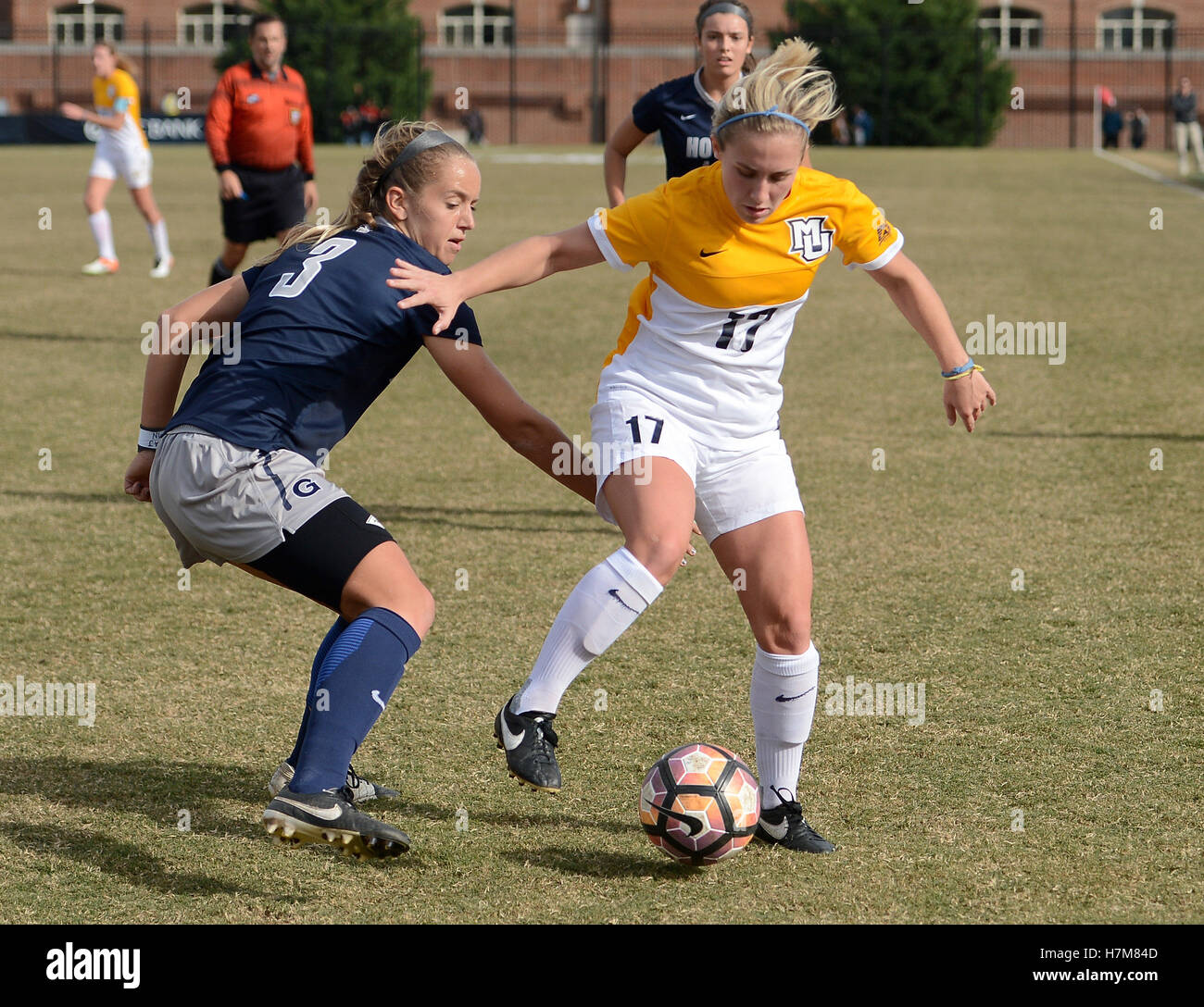 Washington, DC, USA. 6th Nov, 2016. 20161106 - Marquette midfielder LIZ ...