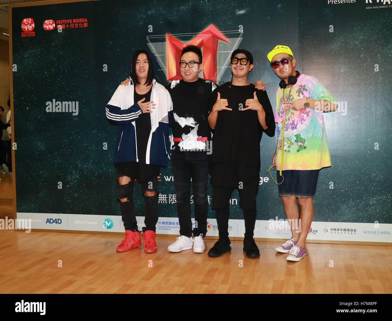 Hongkong, China. 06th Nov, 2016. Mega K Music Festival hold at Hong Kong Coliseum in Hongkong ...