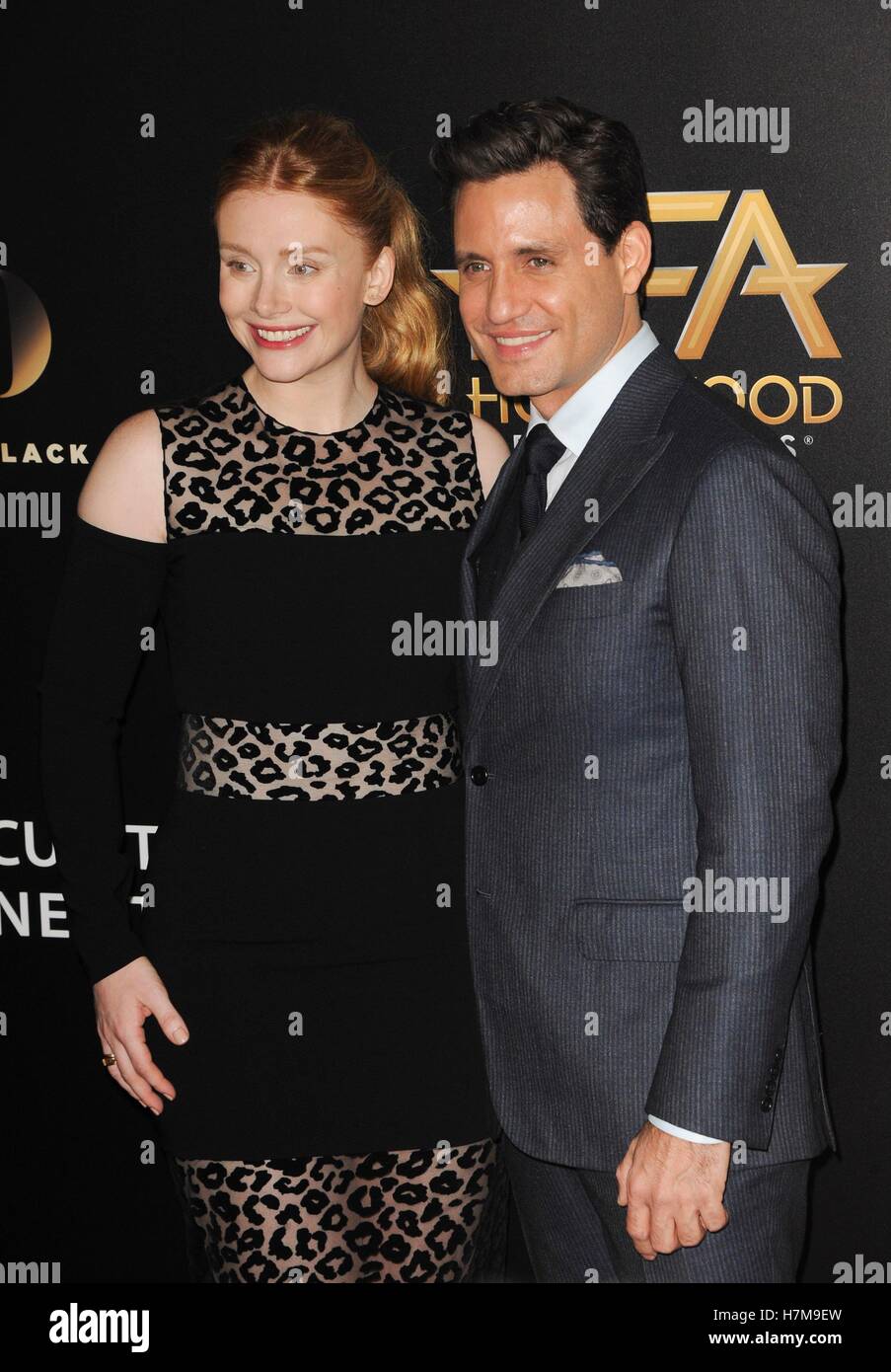 Beverly Hills, CA. 6th Nov, 2016. Bryce Dallas Howard, Edgar Ramirez at ...