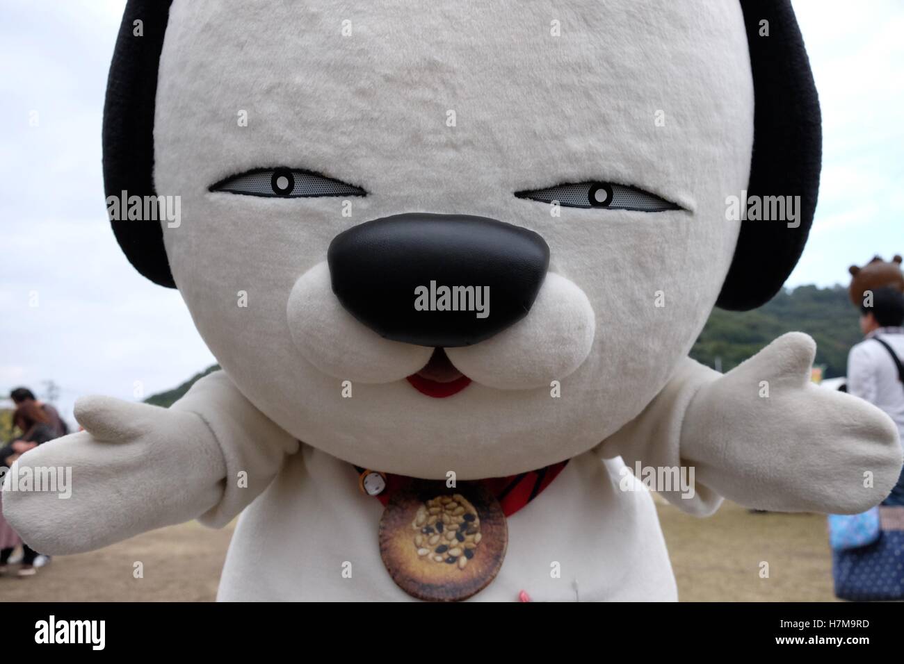 Japanese mascot characters at the Yuru-Kyara Grand Prix on November 6 ...