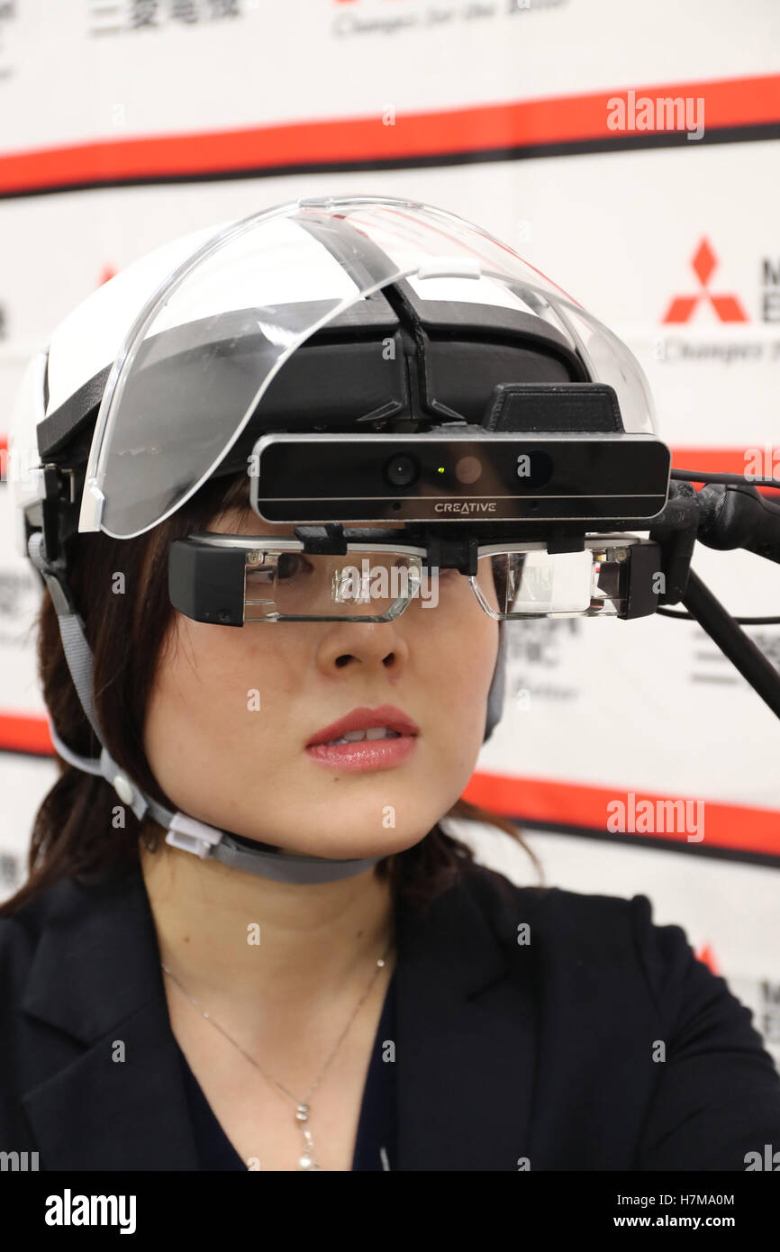 Tokyo, Japan. 7th Nov, 2016. Japanese electronics maker Mitsubishi ...