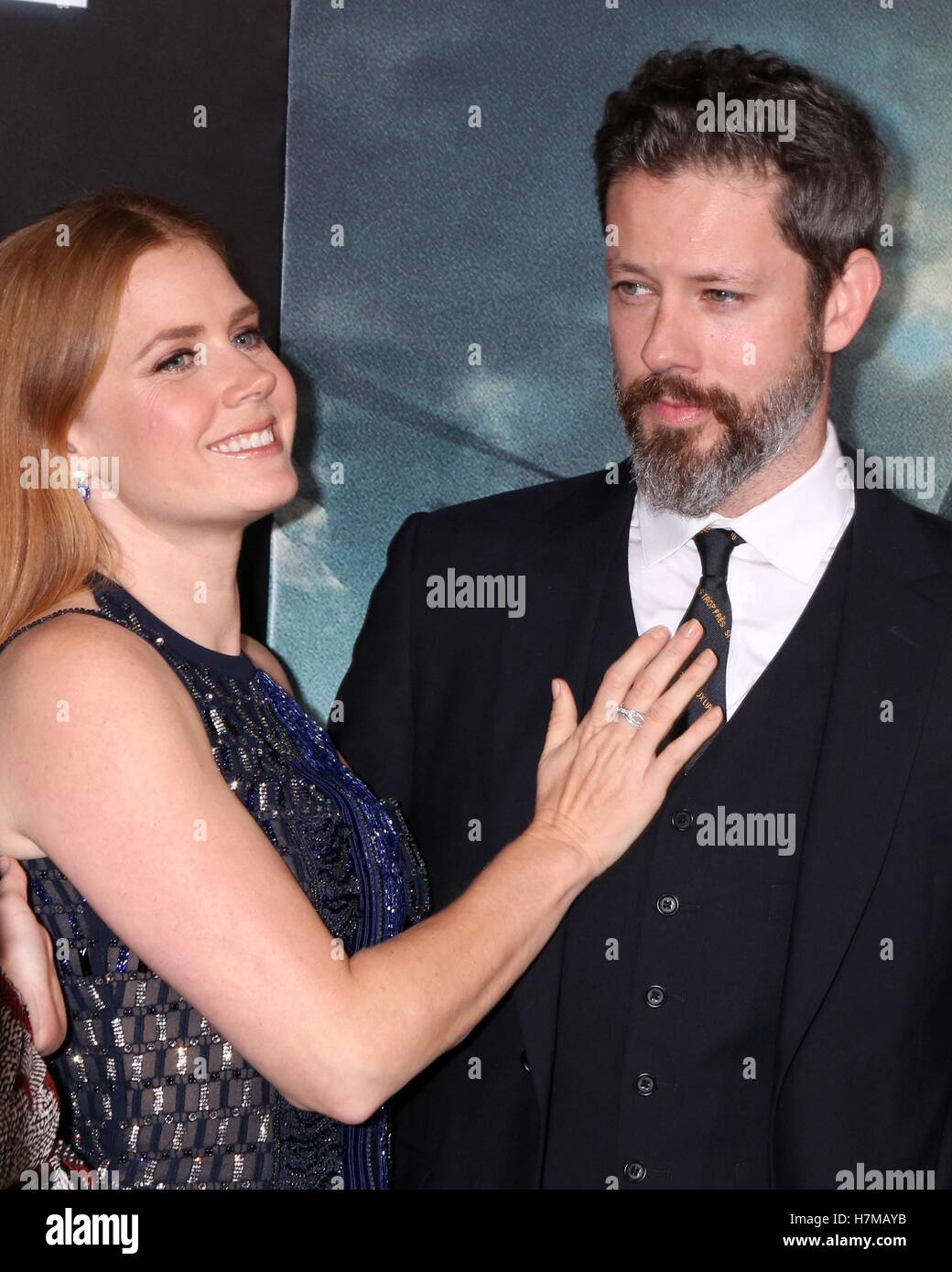 Los Angeles, CA, USA. 6th Nov, 2016. Amy Adams, Darren Le Gallo at ...
