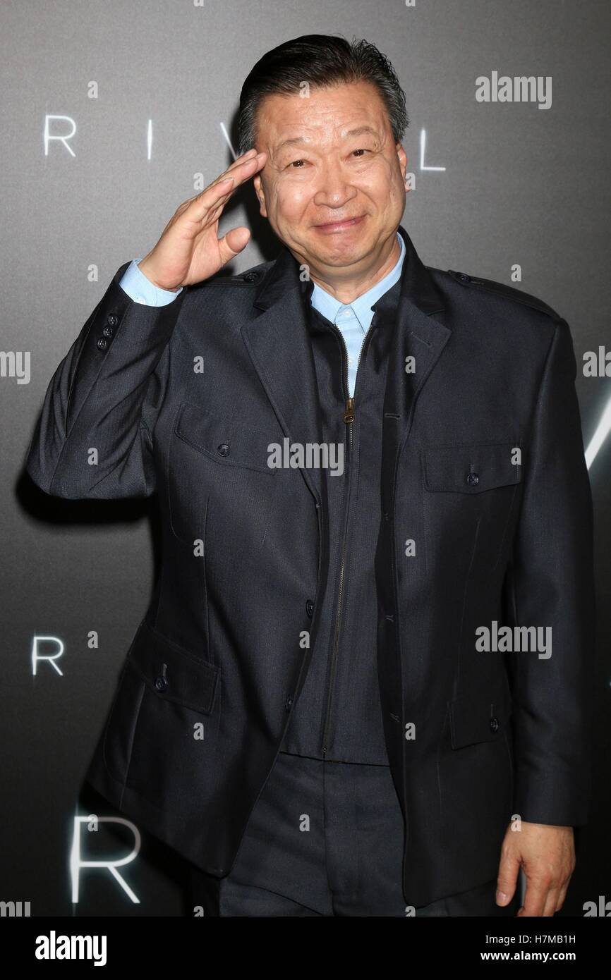 Los Angeles, CA, USA. 6th Nov, 2016. Tzi Ma at arrivals for ARRIVAL ...