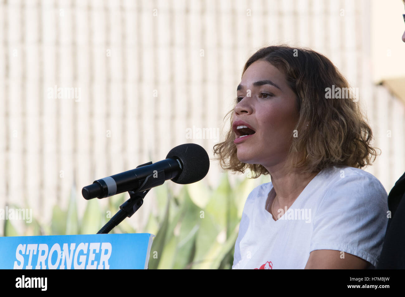 Las Vegas, Nevada, USA. 06th Nov, 2016. Actress America Ferrera speaks ...