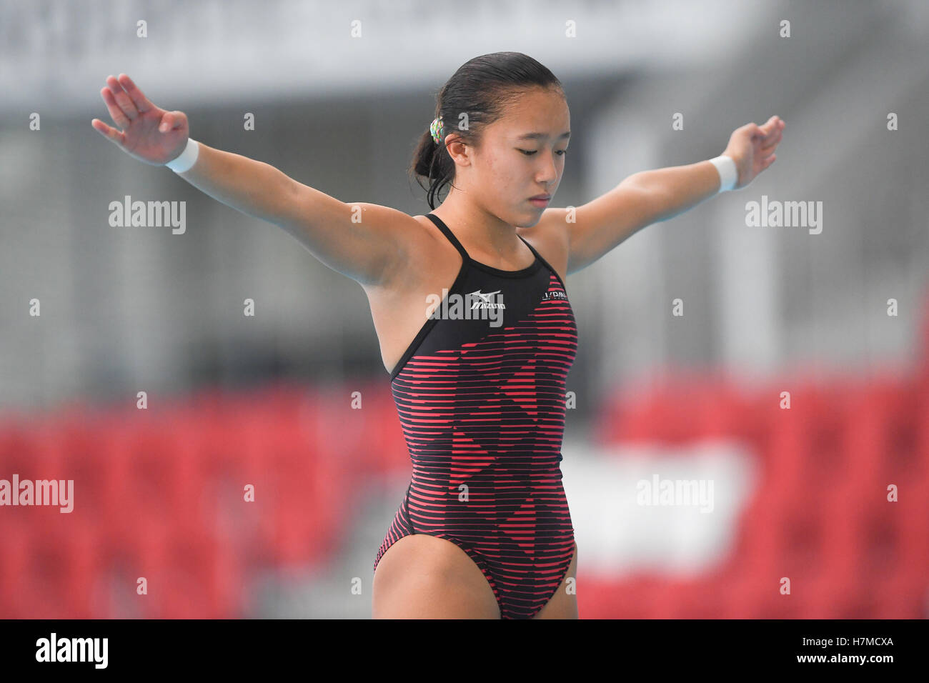 Singapore. 4th Nov, 2016. Hazuki Miyamoto (JPN), NOVEMBER 4, 2016 - Diving : Women's 3m ...