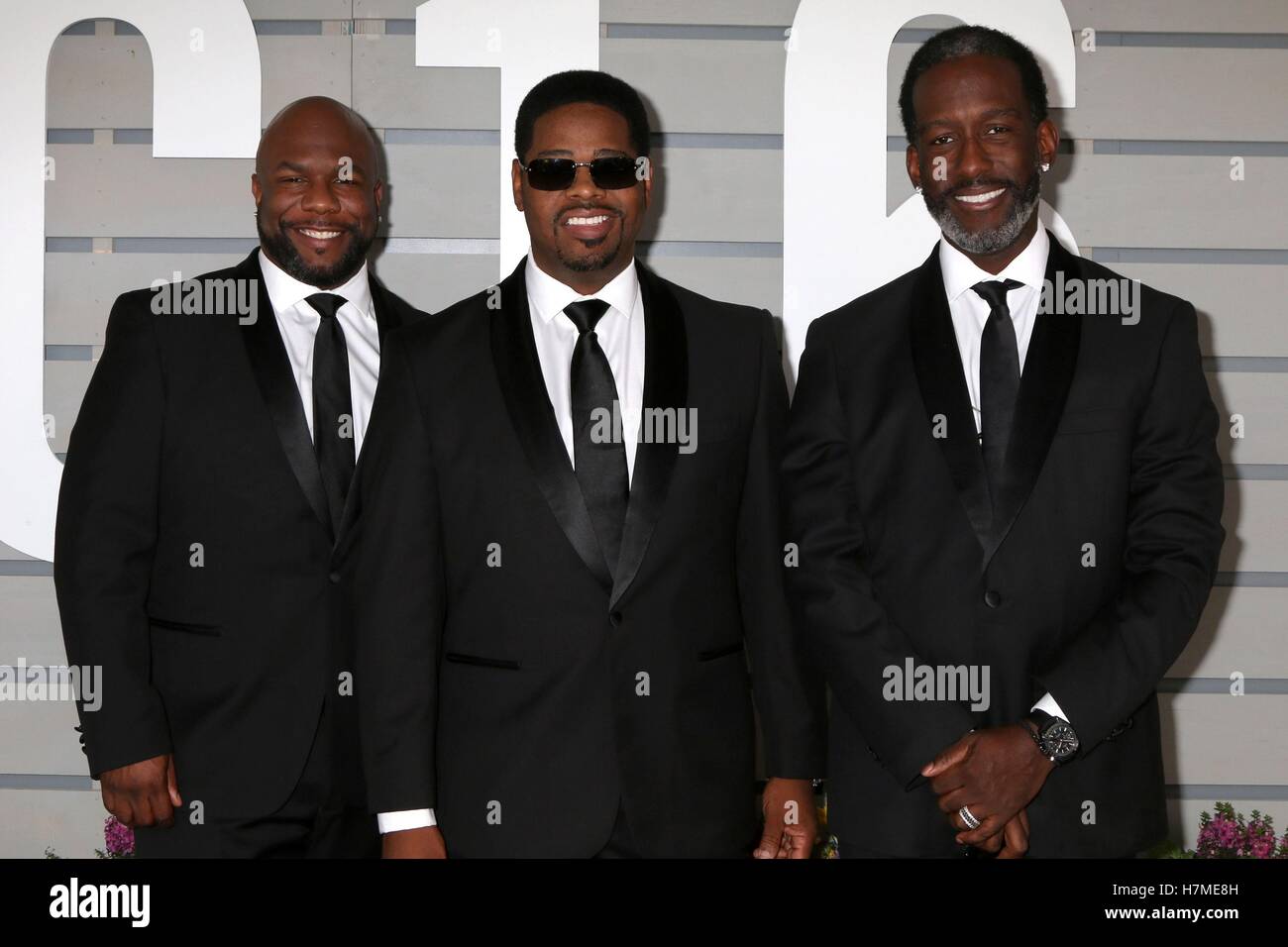 Boyz II Men, Wanya Morris, Nathan Morris, Shawn Stockman in attendance ...