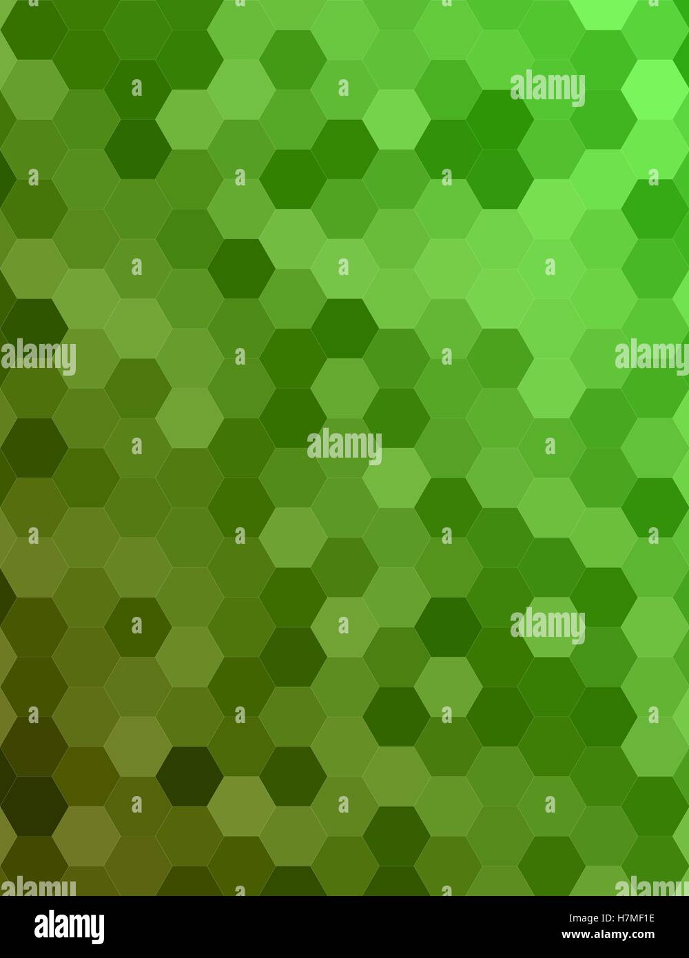 Green hexagonal technology abstract Stock Vector Images - Alamy