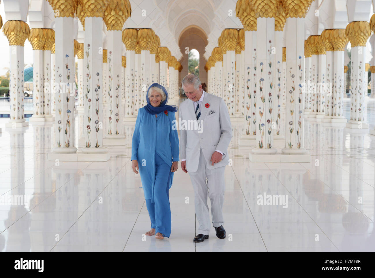 The Prince of Wales and the Duchess of Cornwall visit Sheikh Zayed ...