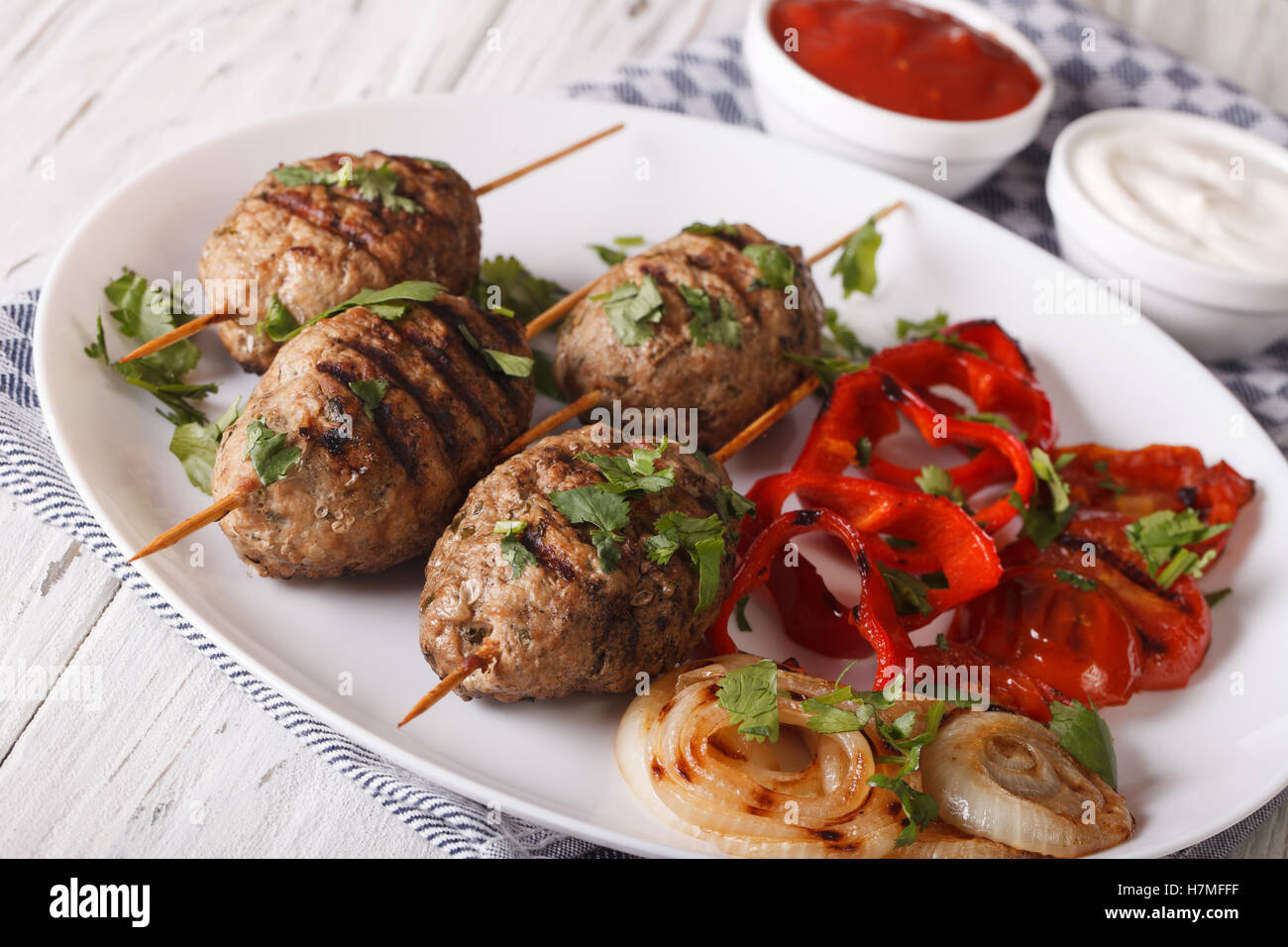Indian kofte kebab hi-res stock photography and images - Alamy