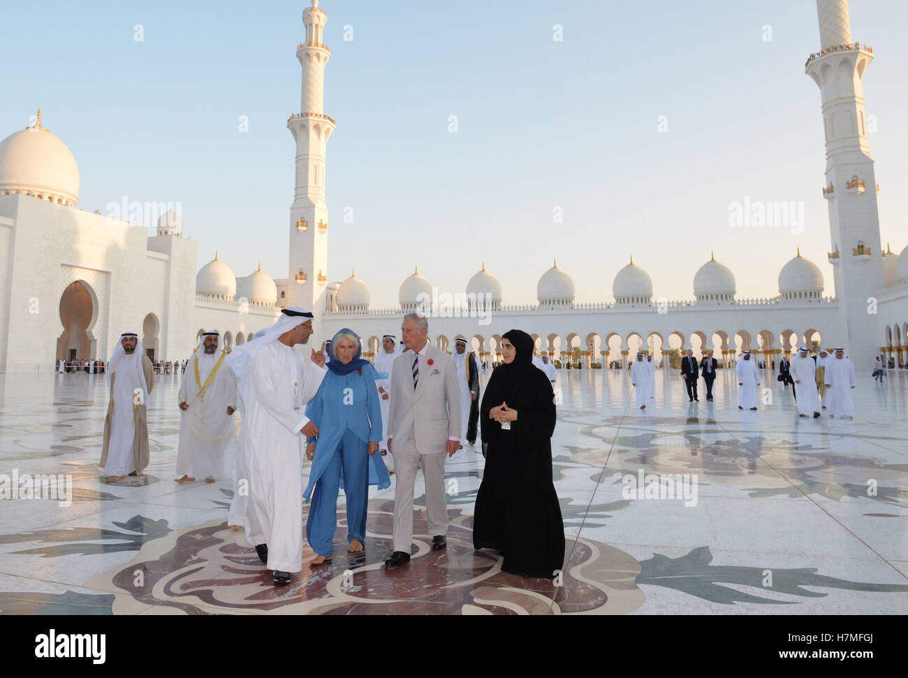 The Prince of Wales and the Duchess of Cornwall visit Sheikh Zayed ...