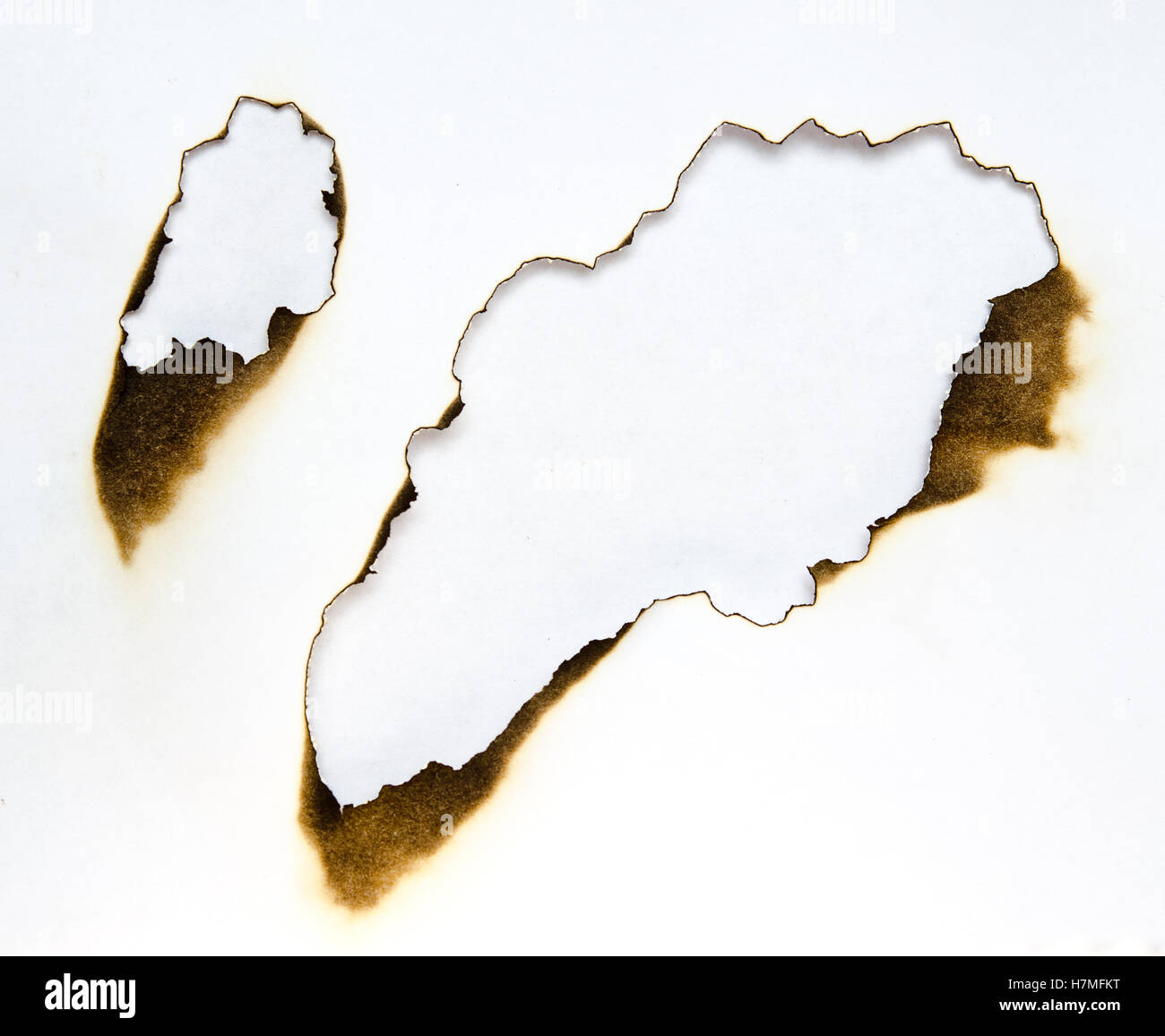 Burn damage paper texture hi-res stock photography and images - Alamy