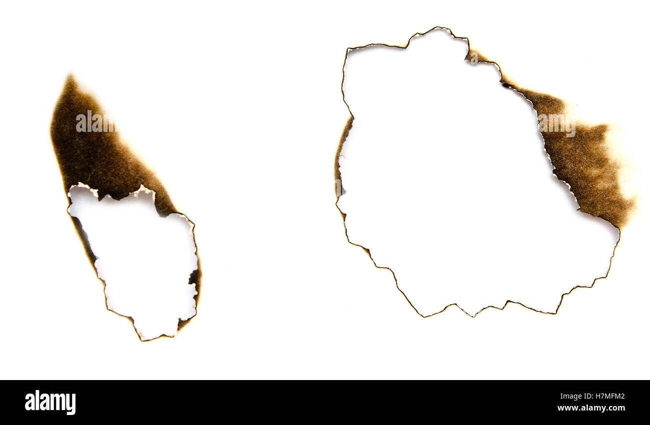 Torn hole in old paper hi-res stock photography and images - Alamy