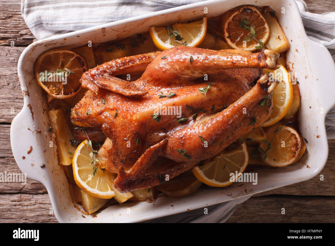 Closeup top view chicken hi-res stock photography and images - Alamy