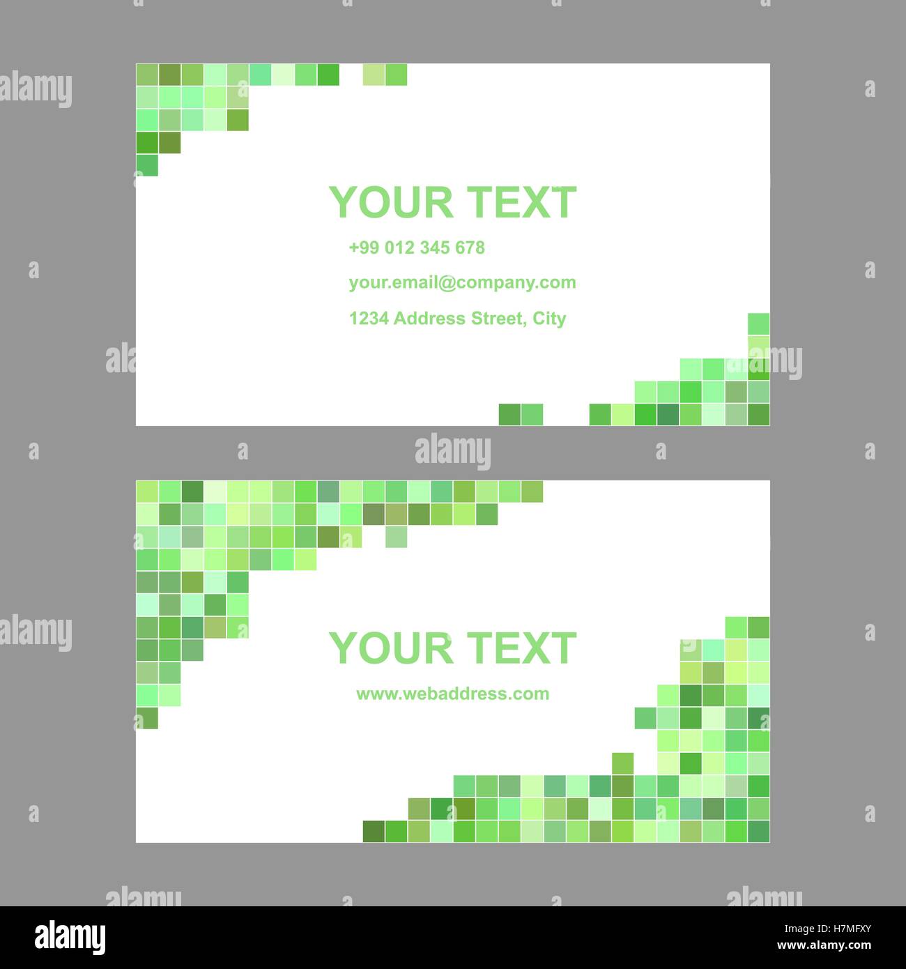 Geometric business card Stock Vector Images - Alamy