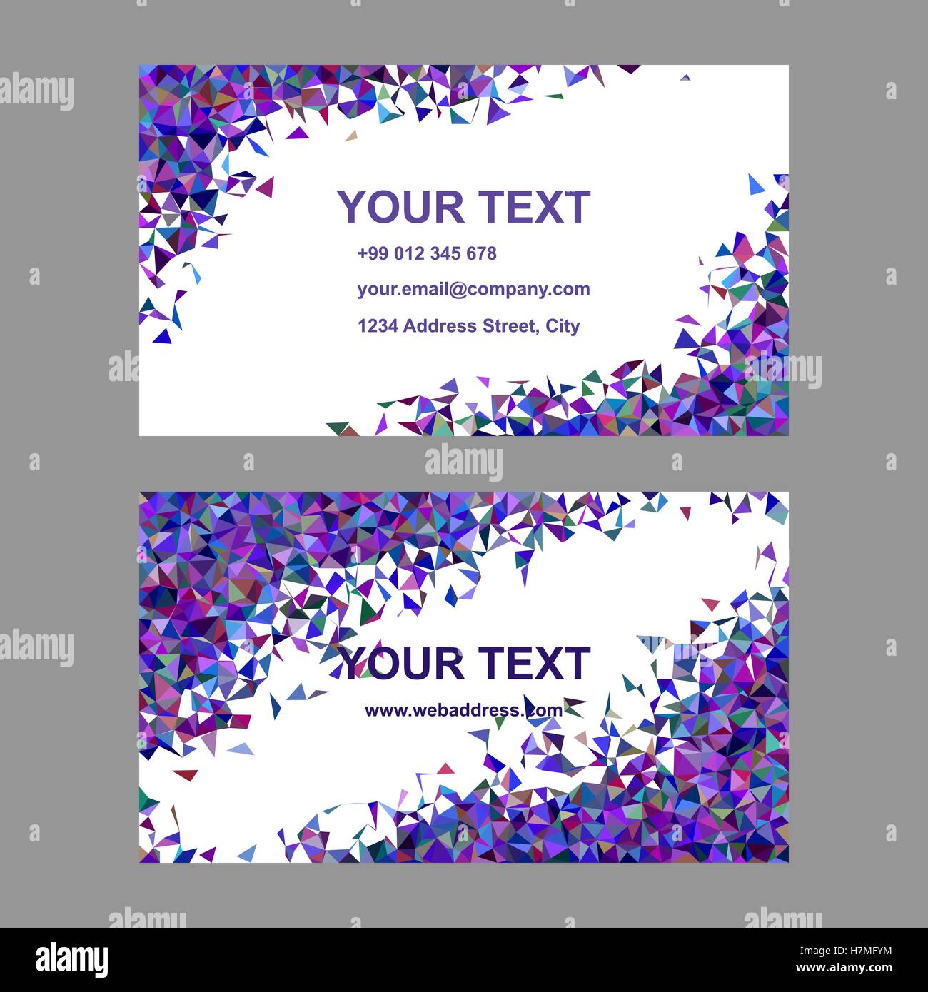 Purple card Stock Vector Images - Alamy