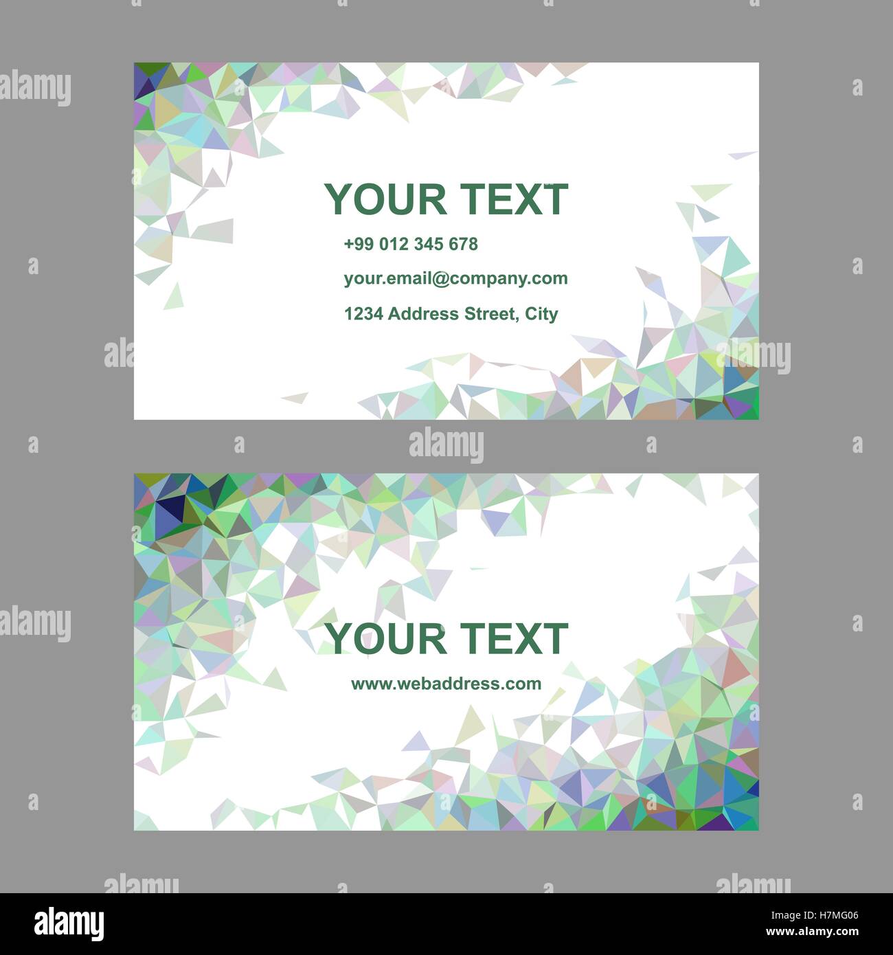 Mockup business card Stock Vector Images - Alamy