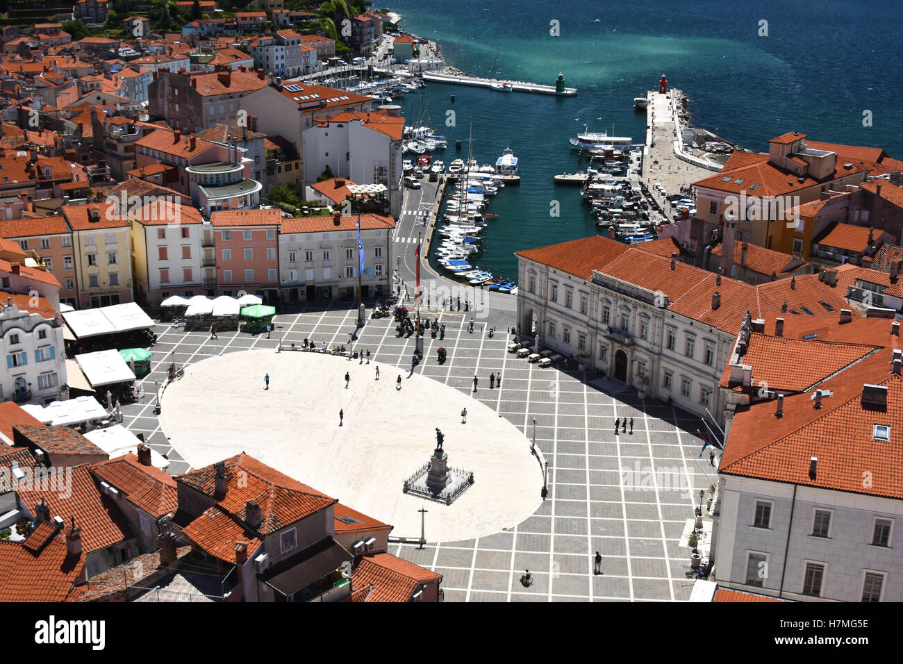 Tartini square piran slovenia hi-res stock photography and images - Alamy