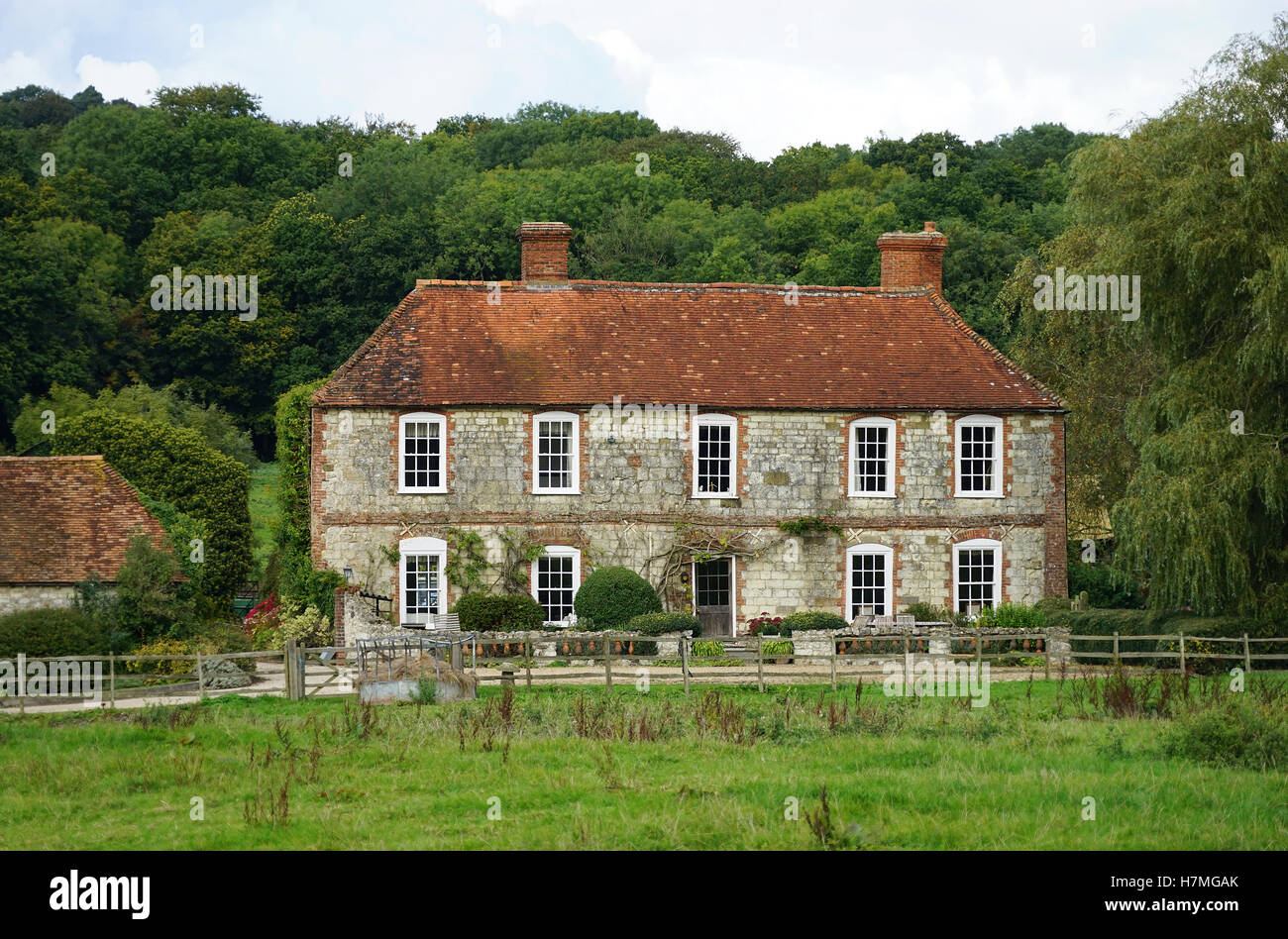 Selborne Priory Farm in the South Downs National Park Stock Photo - Alamy