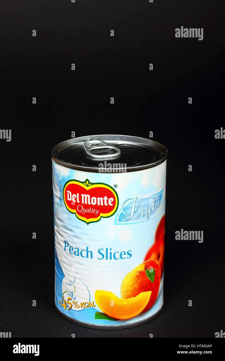 Tinned fruit hi-res stock photography and images - Alamy