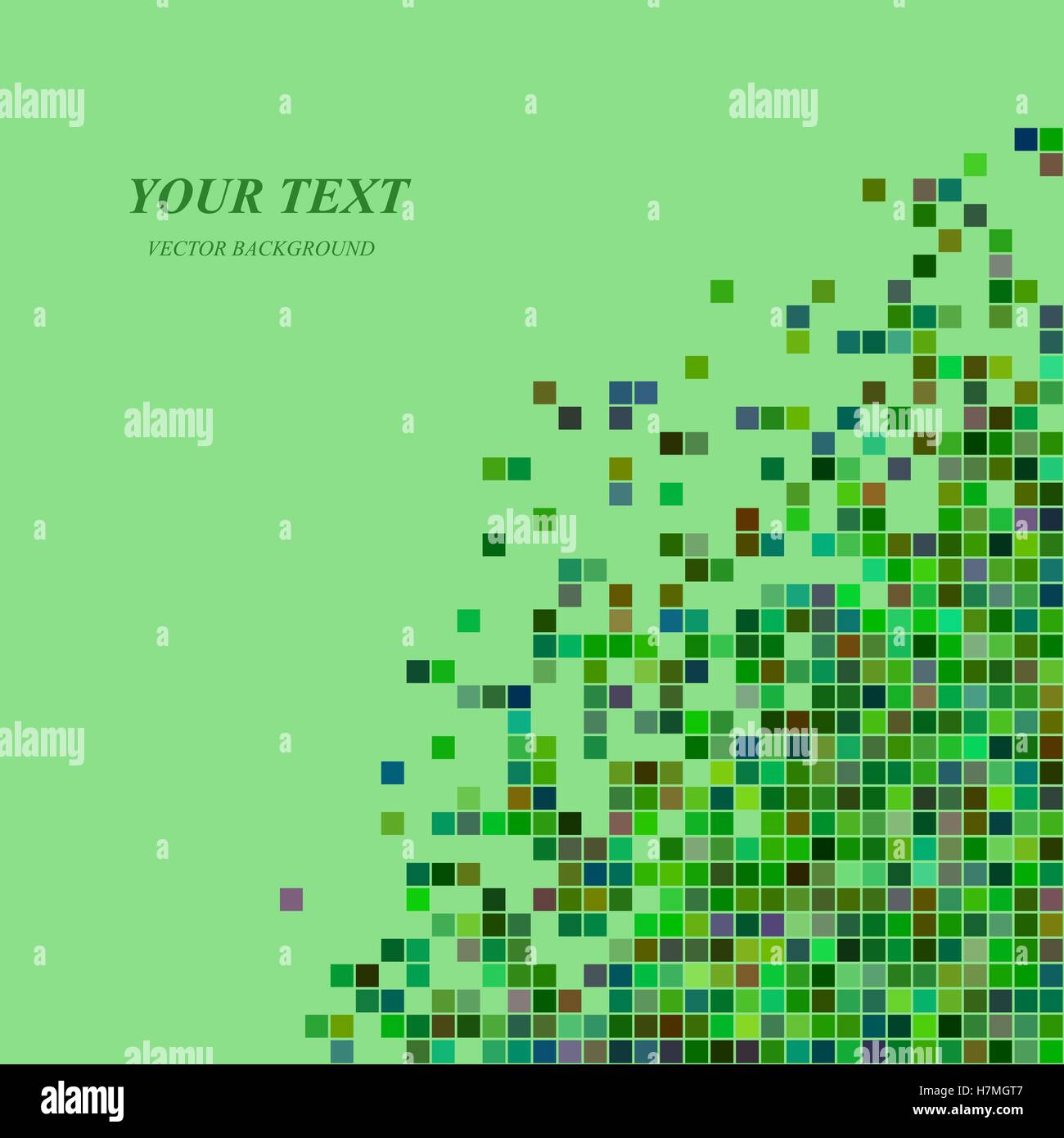 Green digital art background template design Stock Vector Image & Art ...