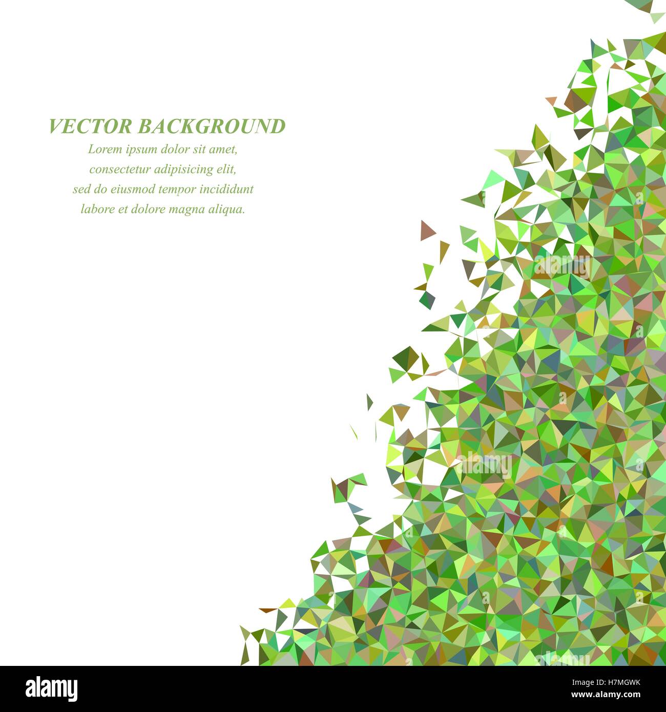 Irregular Triangle Mosaic Background Design Stock Vector Image And Art Alamy