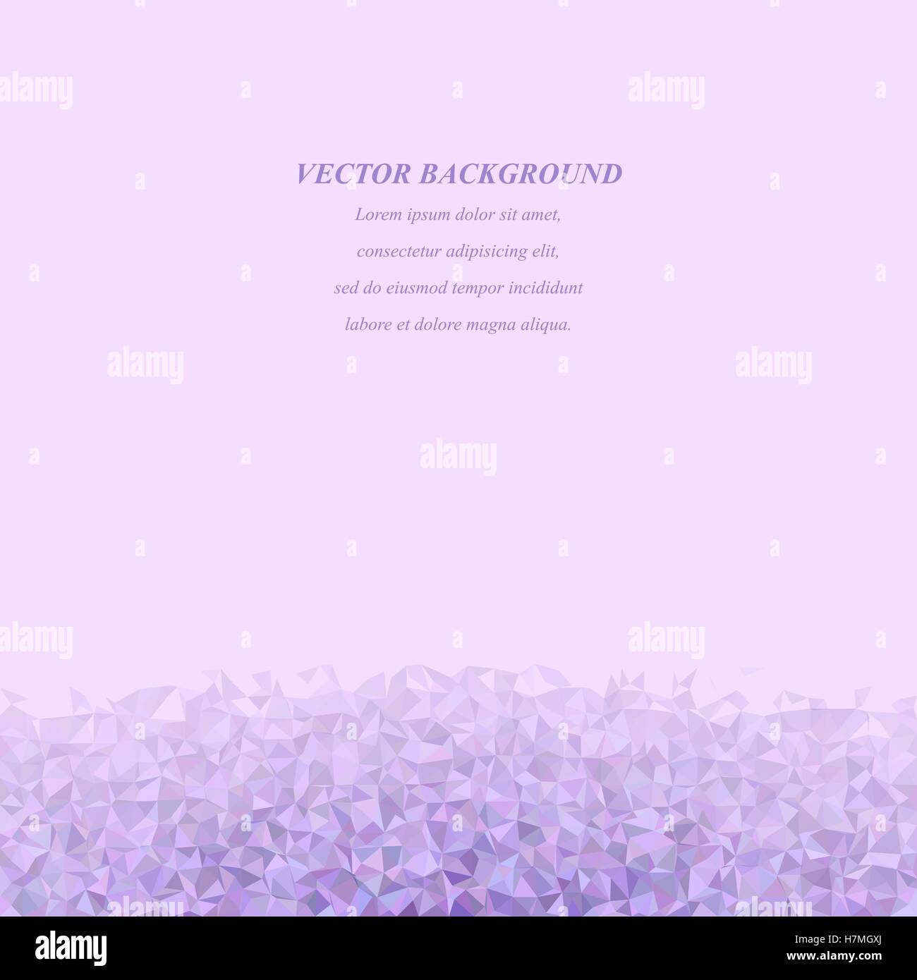 Purple triangle mosaic background design Stock Vector Image & Art - Alamy