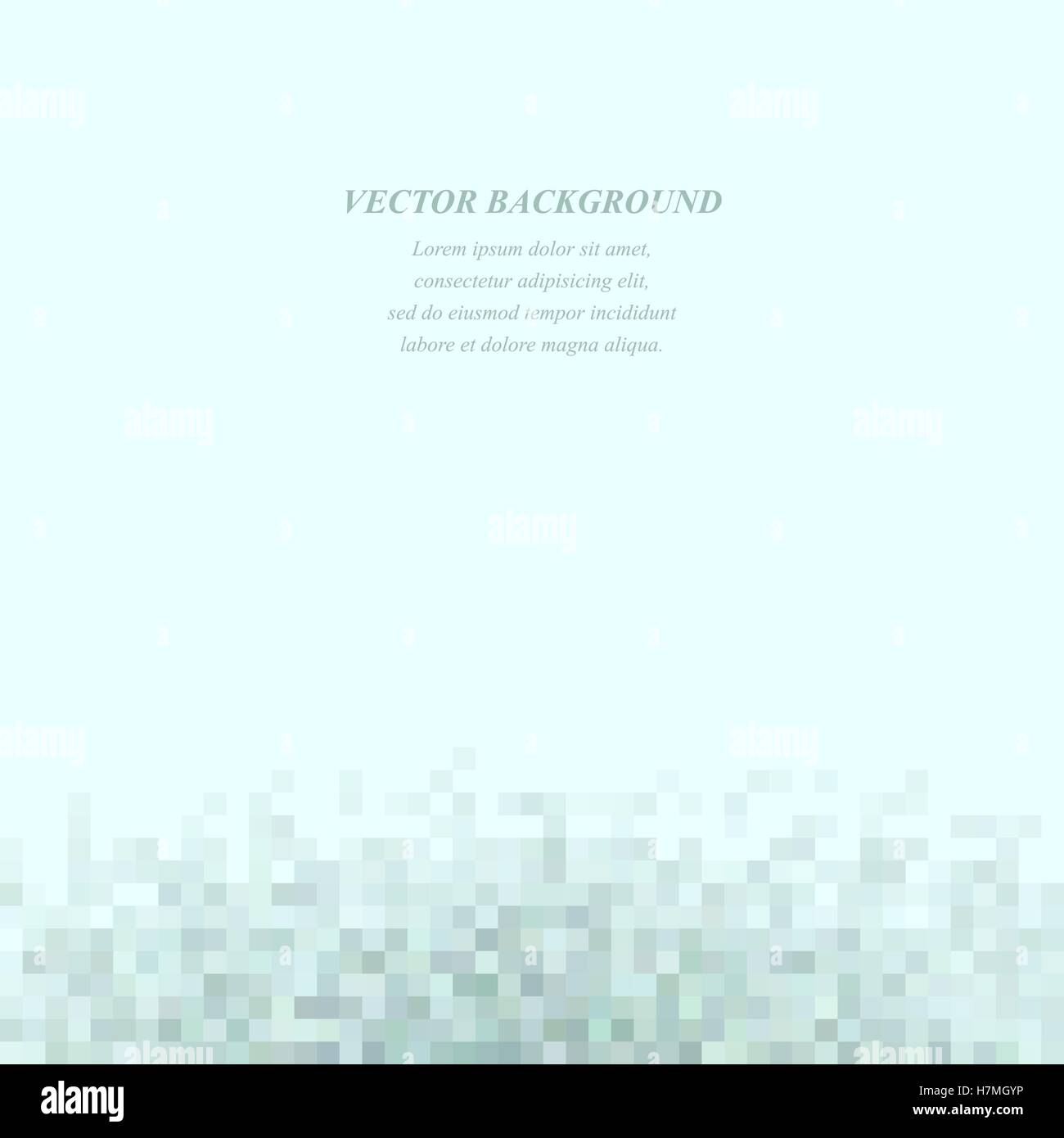 Teal color square mosaic vector hi-res stock photography and images - Alamy