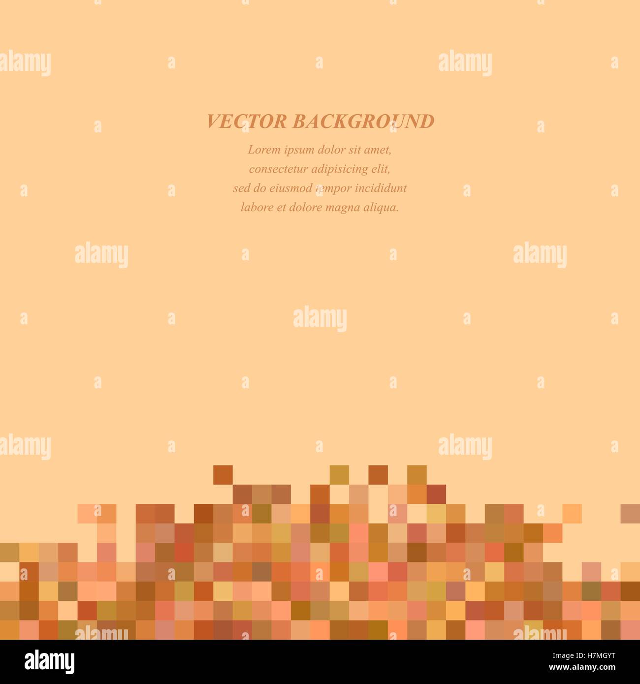 Tiled square mosaic background design template Stock Vector Image & Art ...