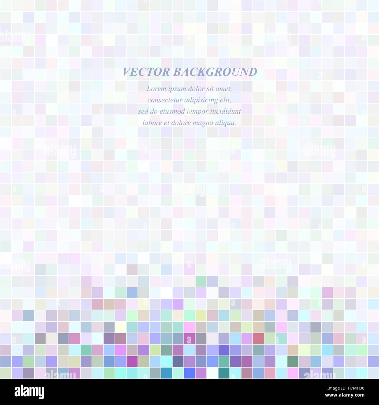 Colorful tiled square mosaic background template Stock Vector Image ...
