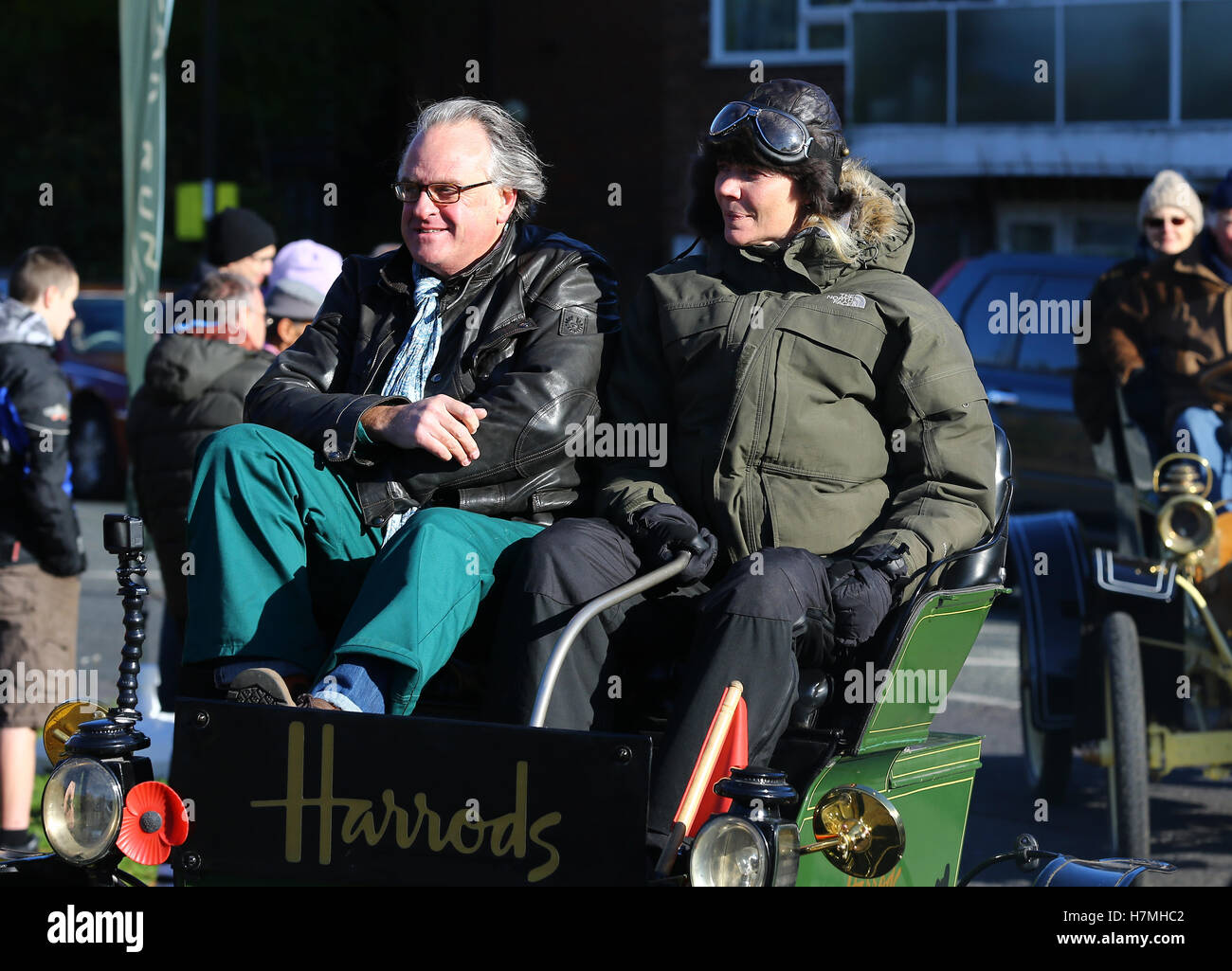 Jodie Kidd and James Healy, Harrods' Director of Store Operations ...