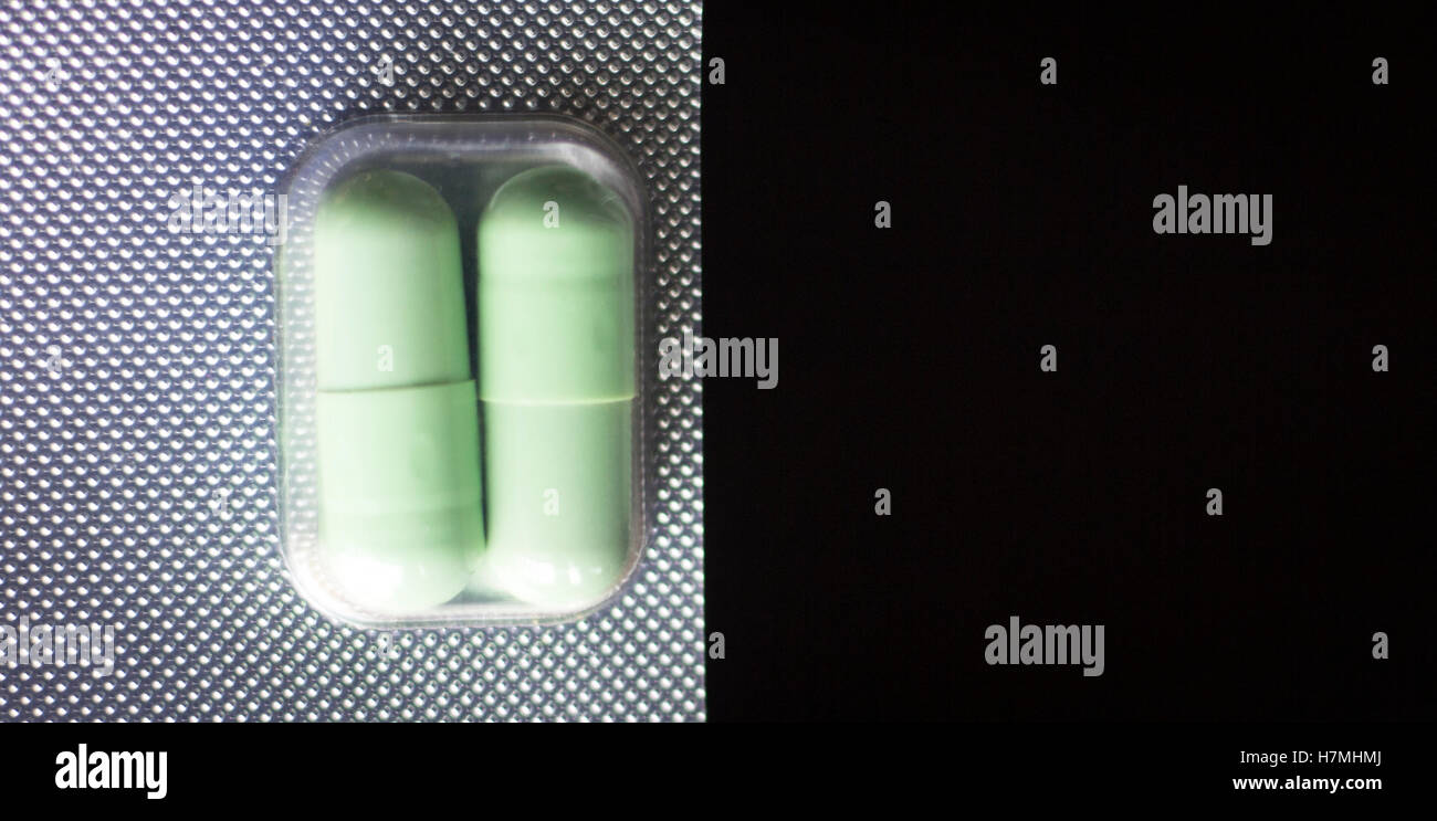 Blister medication pack medical drug pillls Stock Photo - Alamy