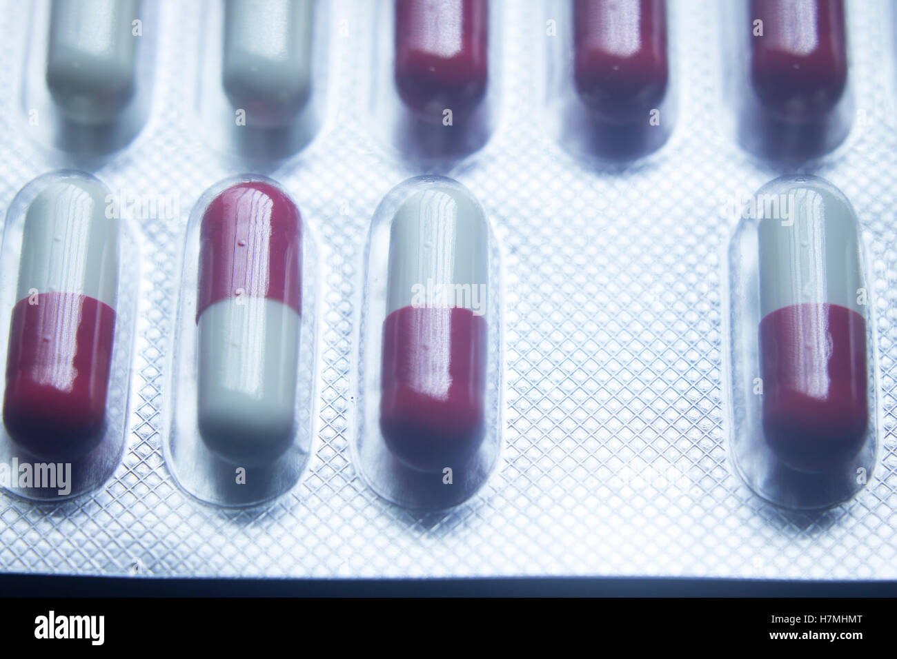 Blister medication pack medical drug pillls Stock Photo - Alamy