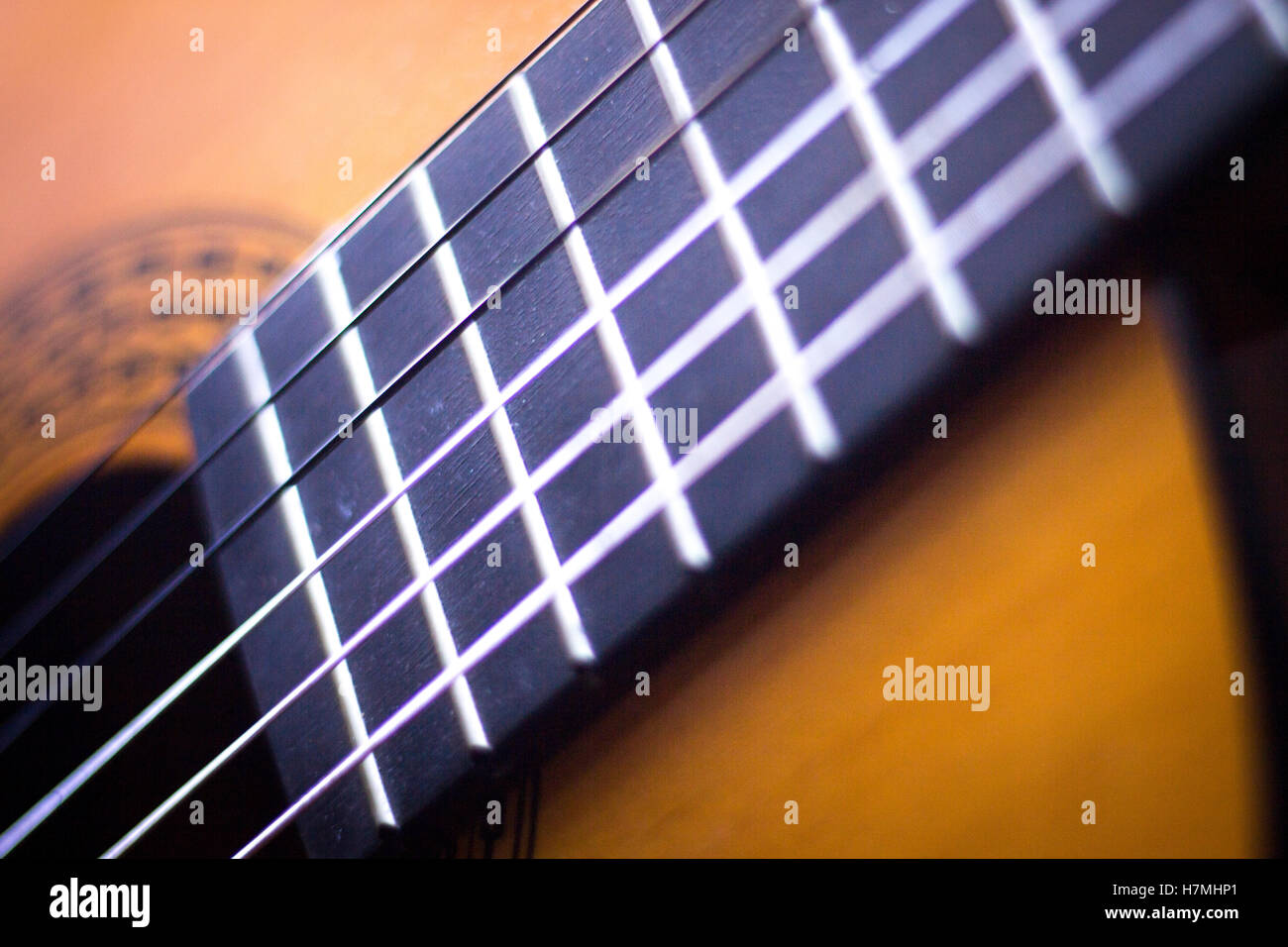 Spanish traditional flamenco wooden acoustic guitar strings and ...