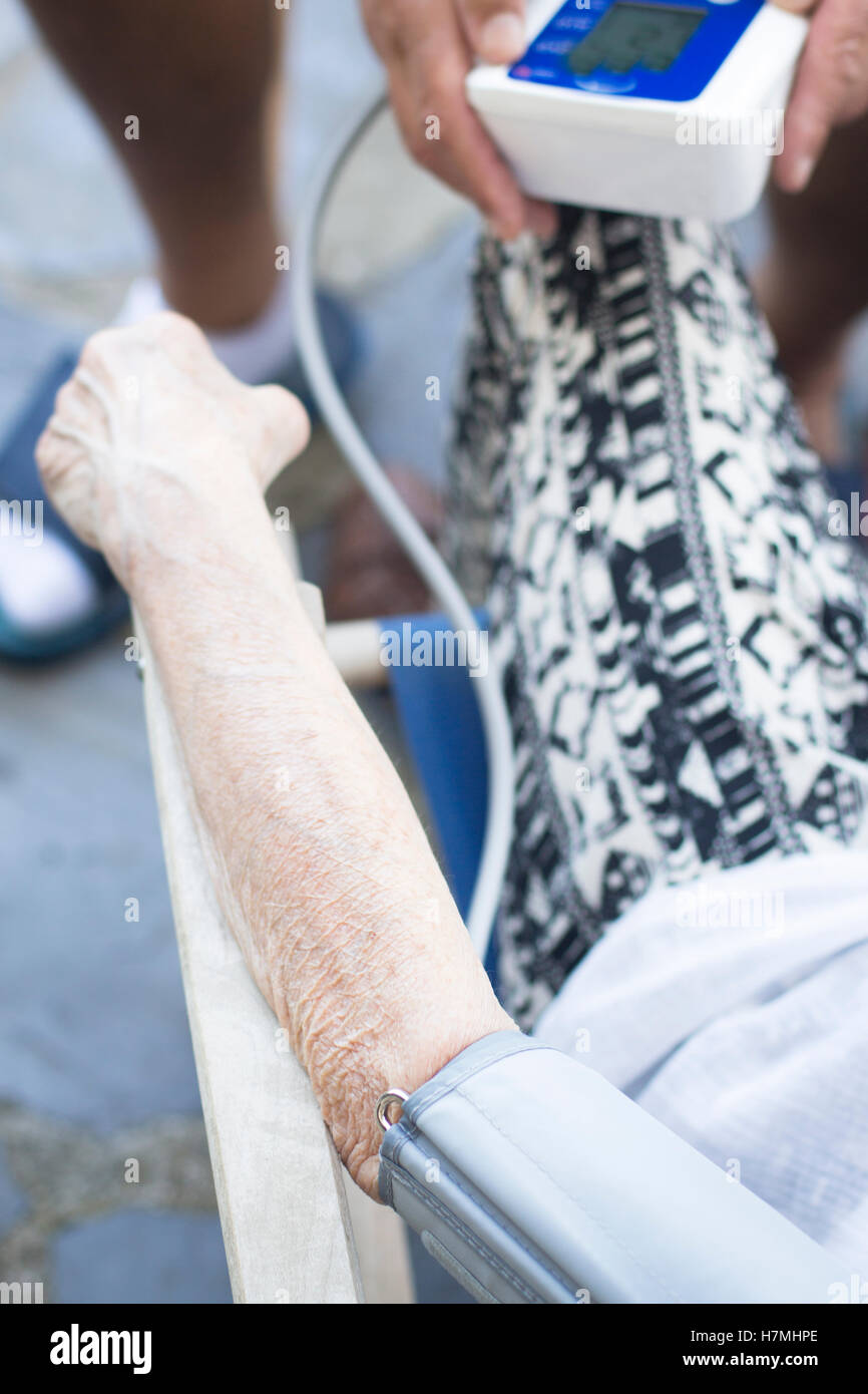 Cardiac blood pressure and irregular heart beat pulse rate meter to ...