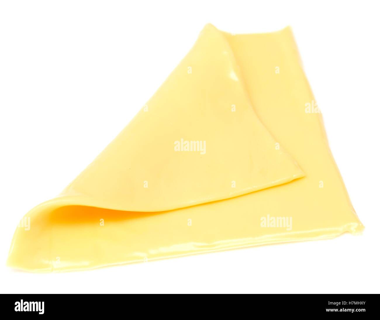 sliced cheese isolated on white background Stock Photo - Alamy