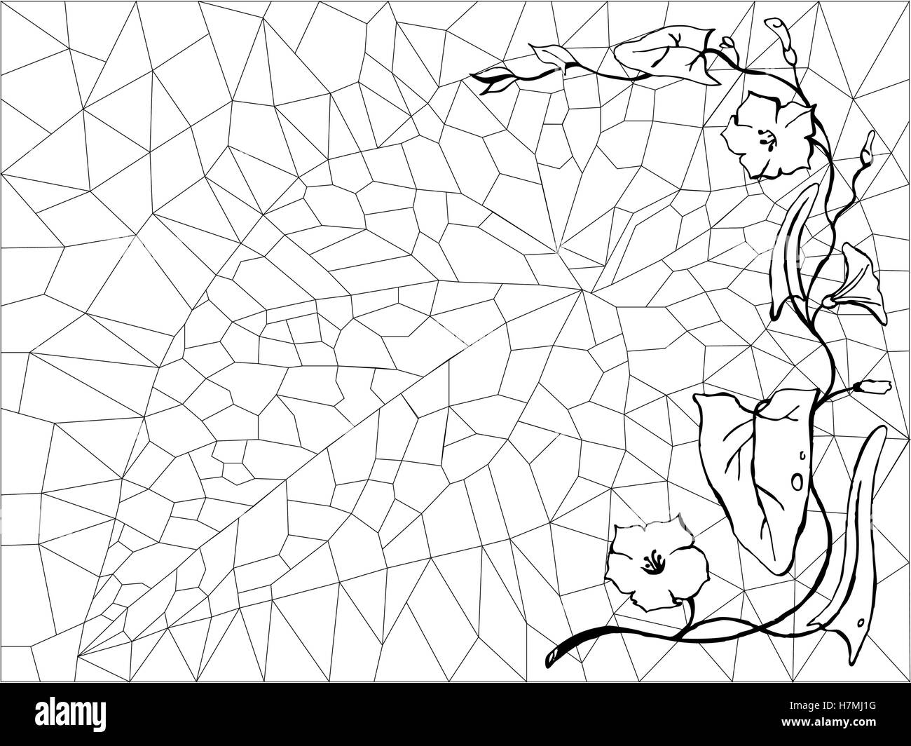 Triangle shape coloring Stock Vector Images - Alamy