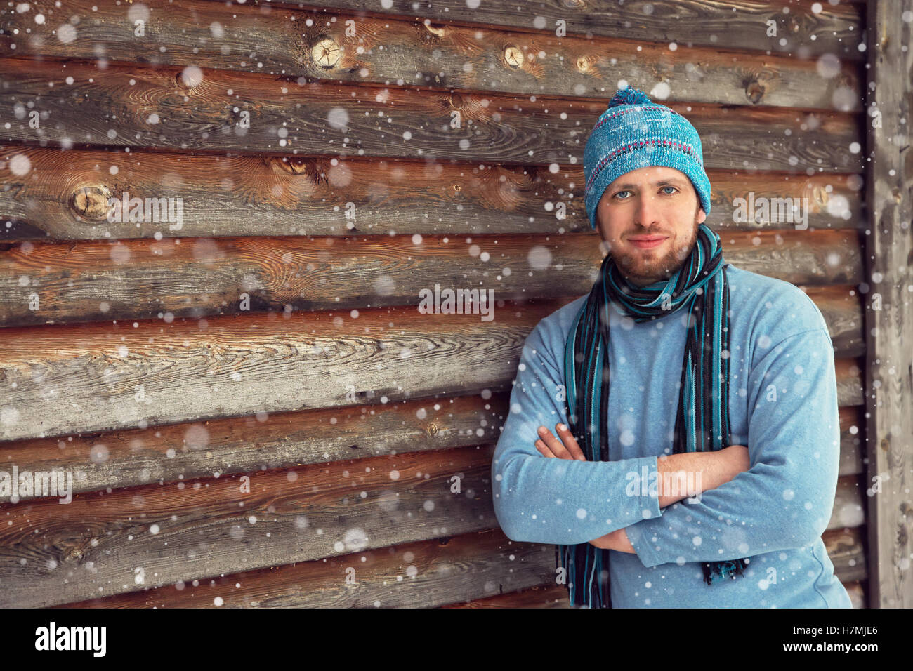 handsome unshaven man Stock Photo - Alamy