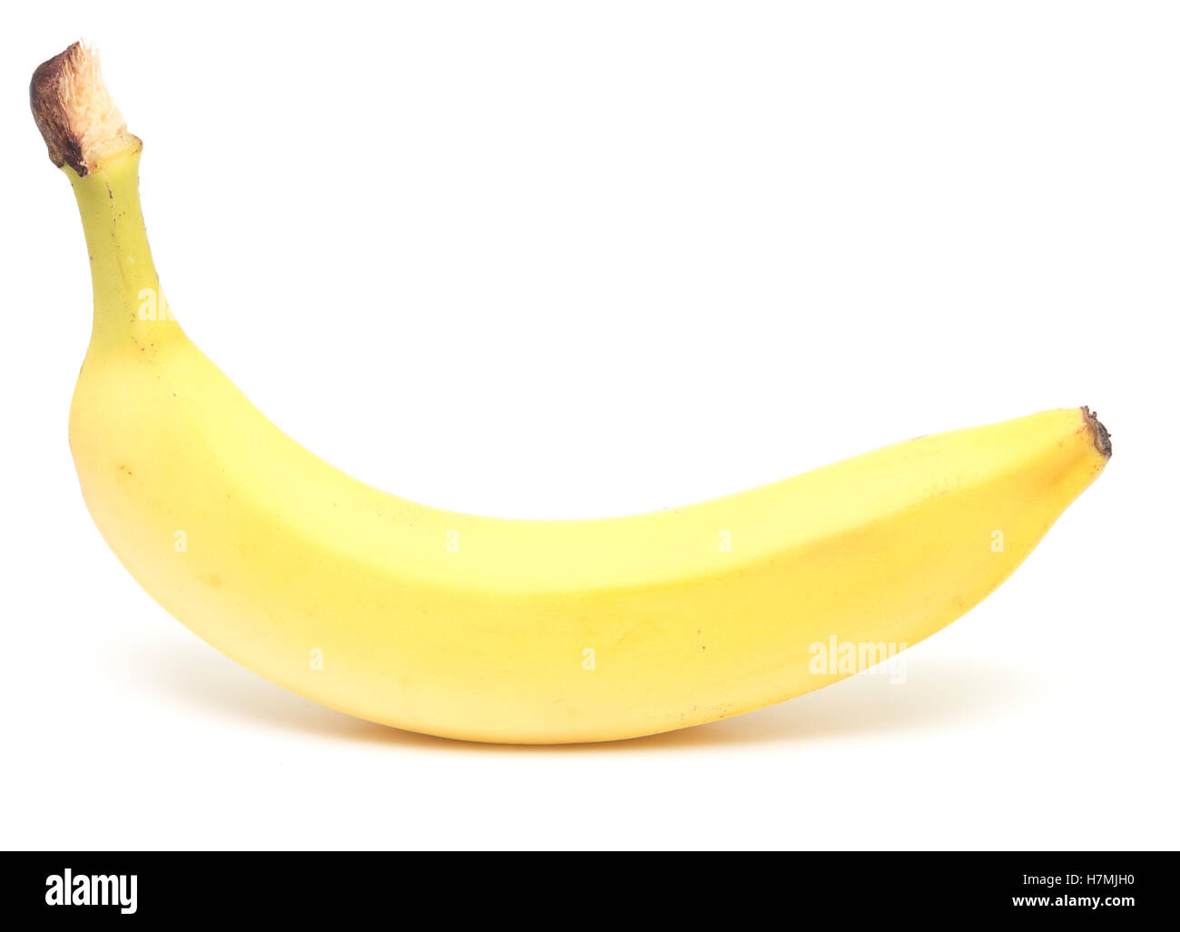 one banana isolated on white background Stock Photo - Alamy