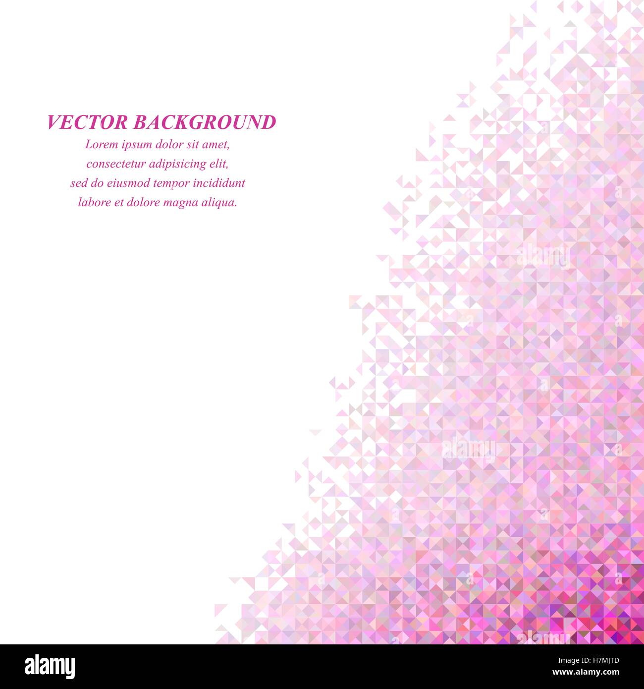 Colorful Triangle Mosaic Background Design Stock Vector Image And Art Alamy