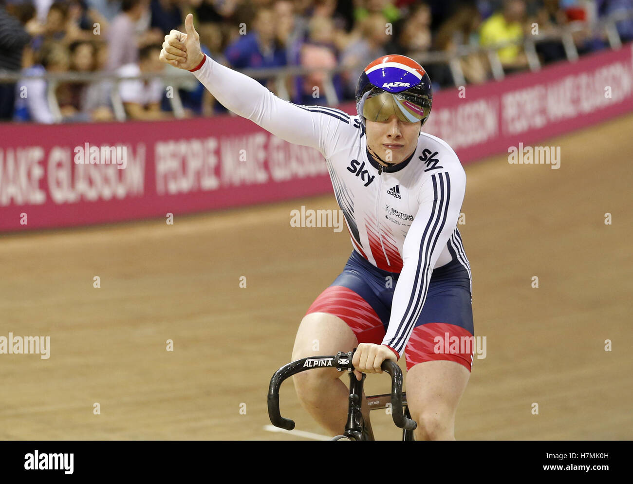 Great Britain's Jack Carlin celebrates winning the Men's Team Sprint ...