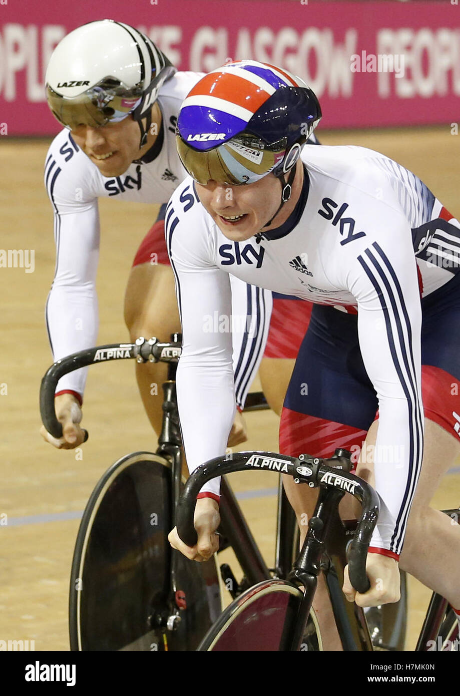Great Britain's Ryan Owens (left) and Jack Carkin in the Men's Team ...