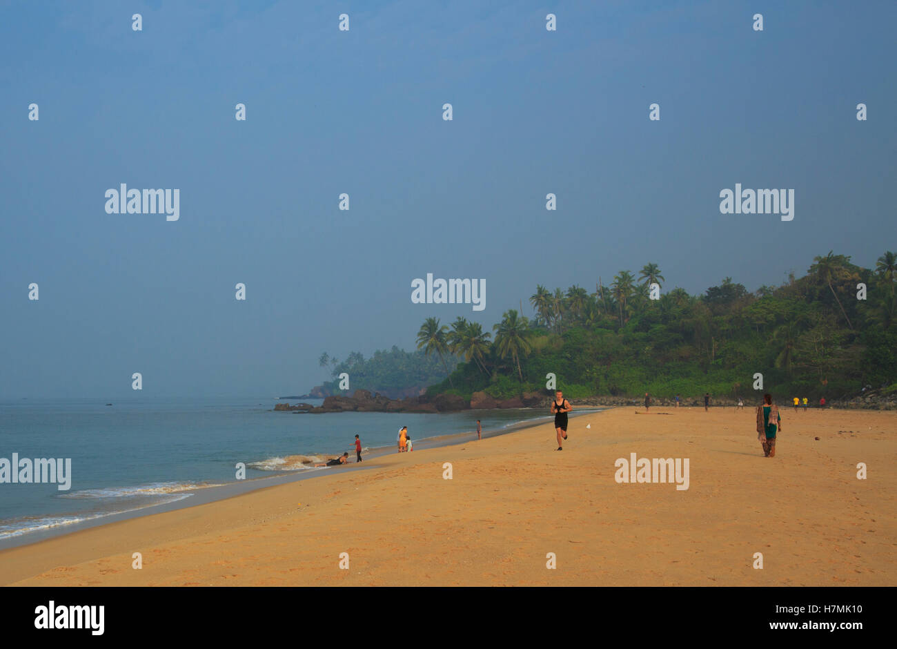 Morning walk at Thottada beach near Kannur (Kerala Stock Photo - Alamy