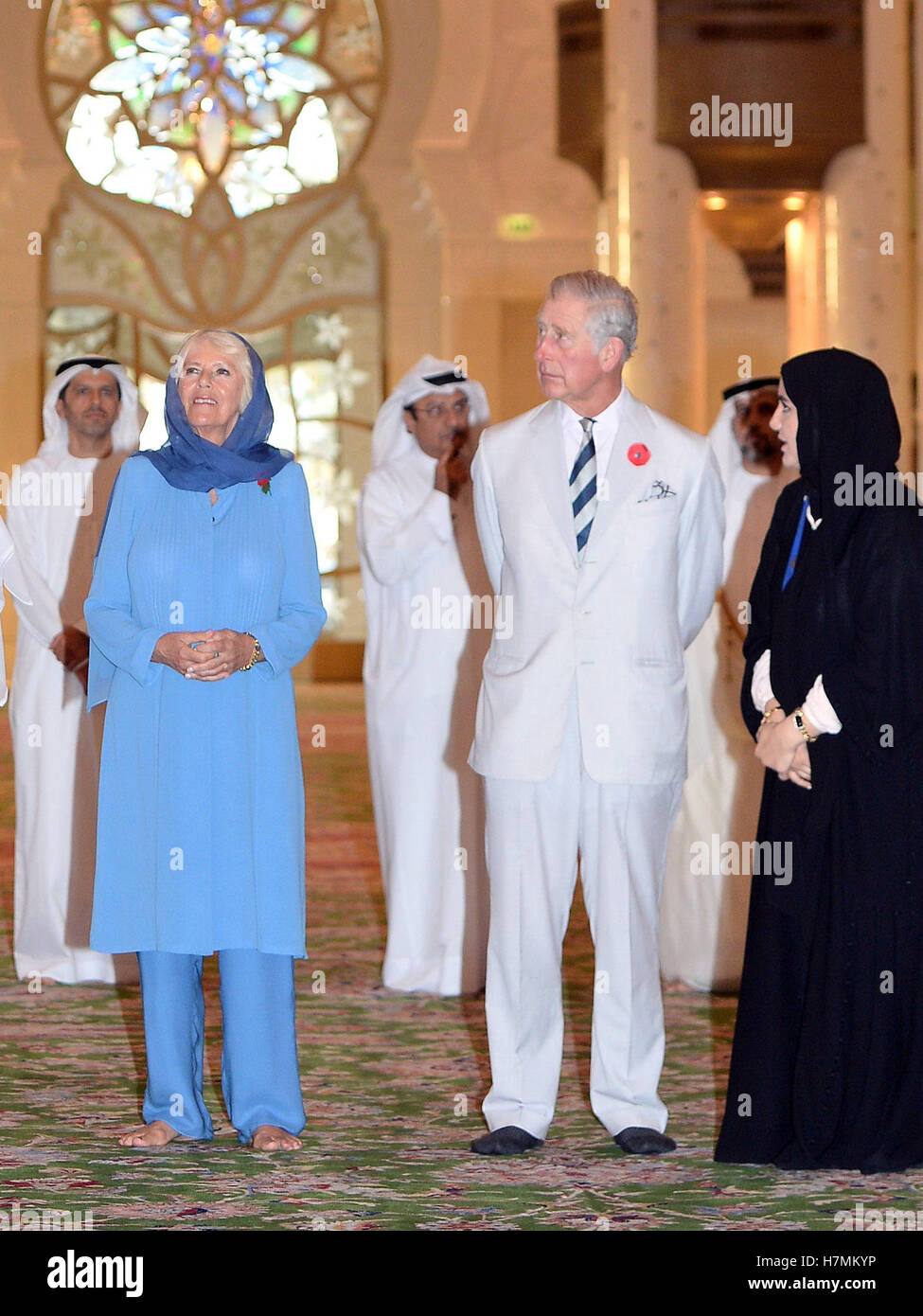The Prince of Wales and the Duchess of Cornwall visit Sheikh Zayed ...