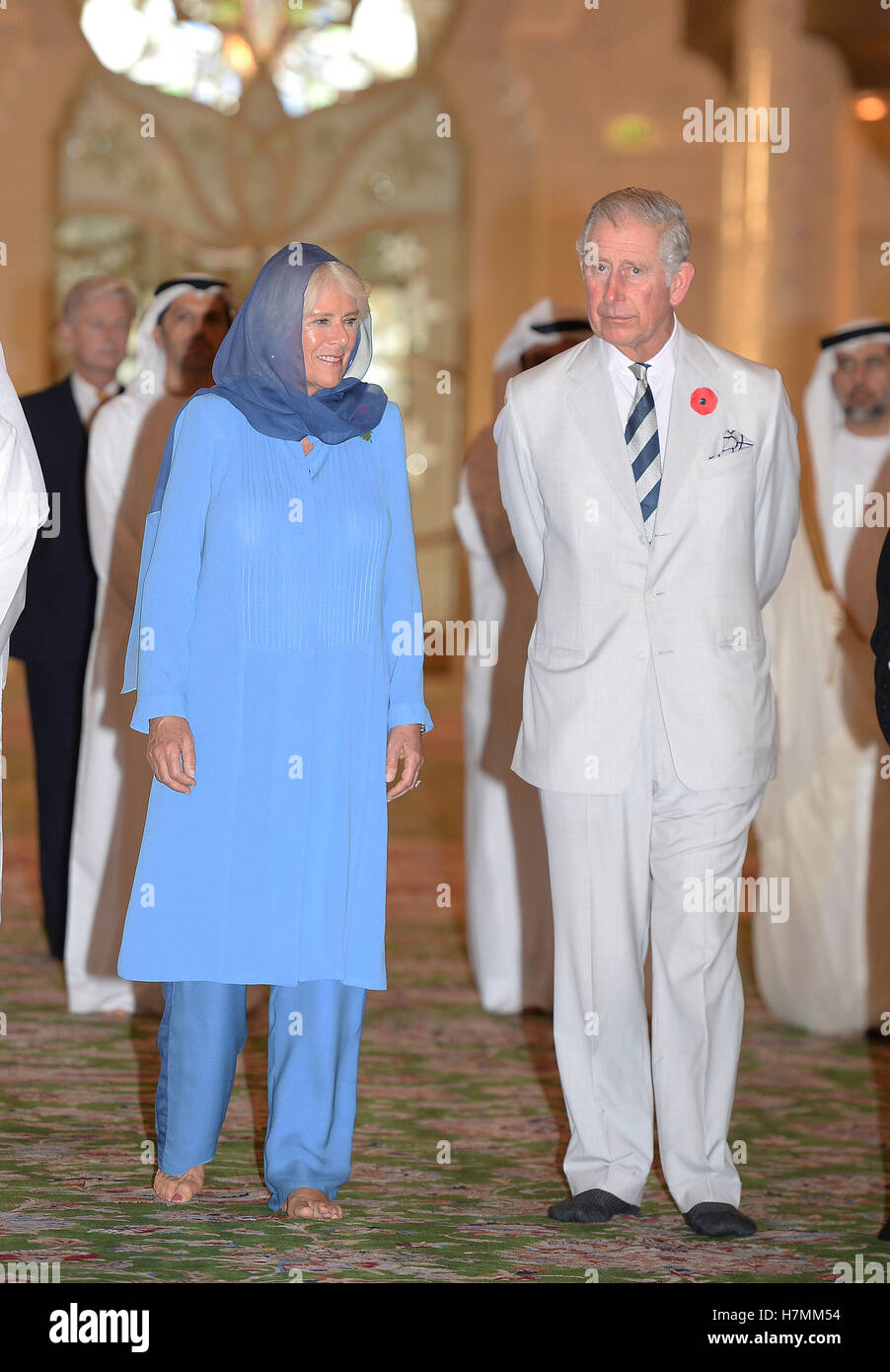 The Prince of Wales and the Duchess of Cornwall visit Sheikh Zayed ...