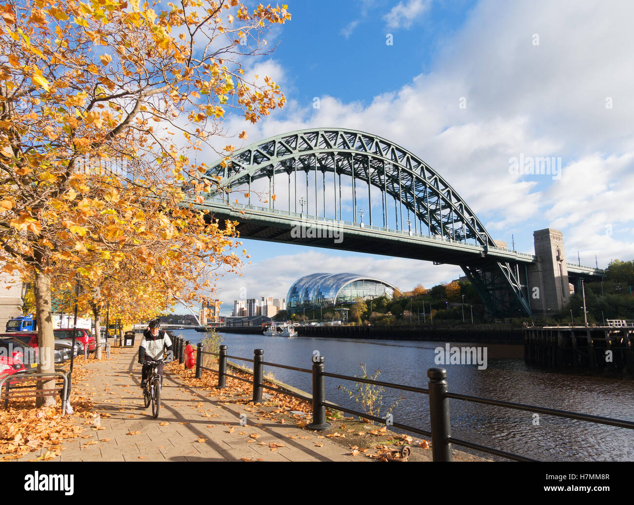 Newcastle coast cycle hi-res stock photography and images - Alamy