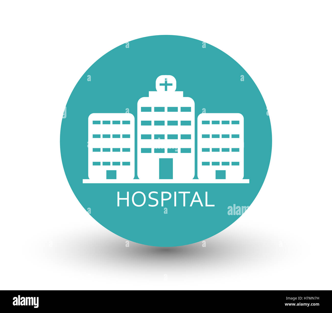 Hospital icon hi-res stock photography and images - Alamy