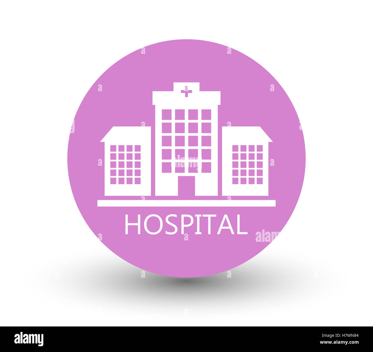 Hospitalization icon hi-res stock photography and images - Alamy